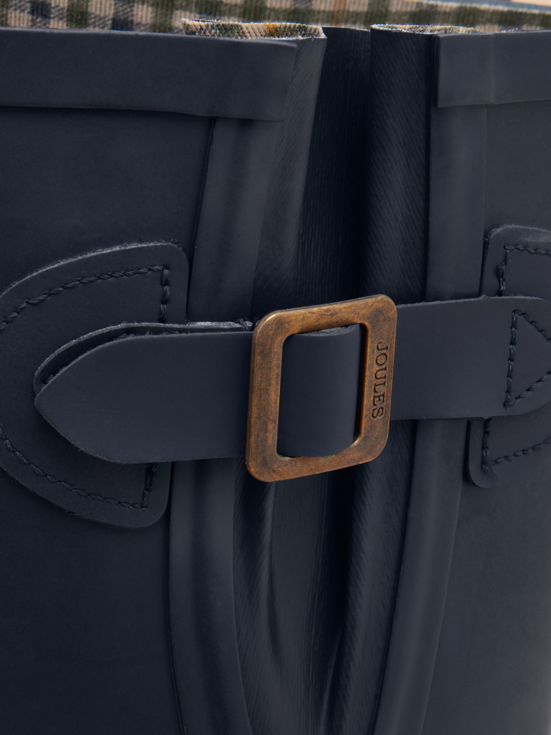 Houghton Navy Blue Adjustable Tall Wellies | Joules