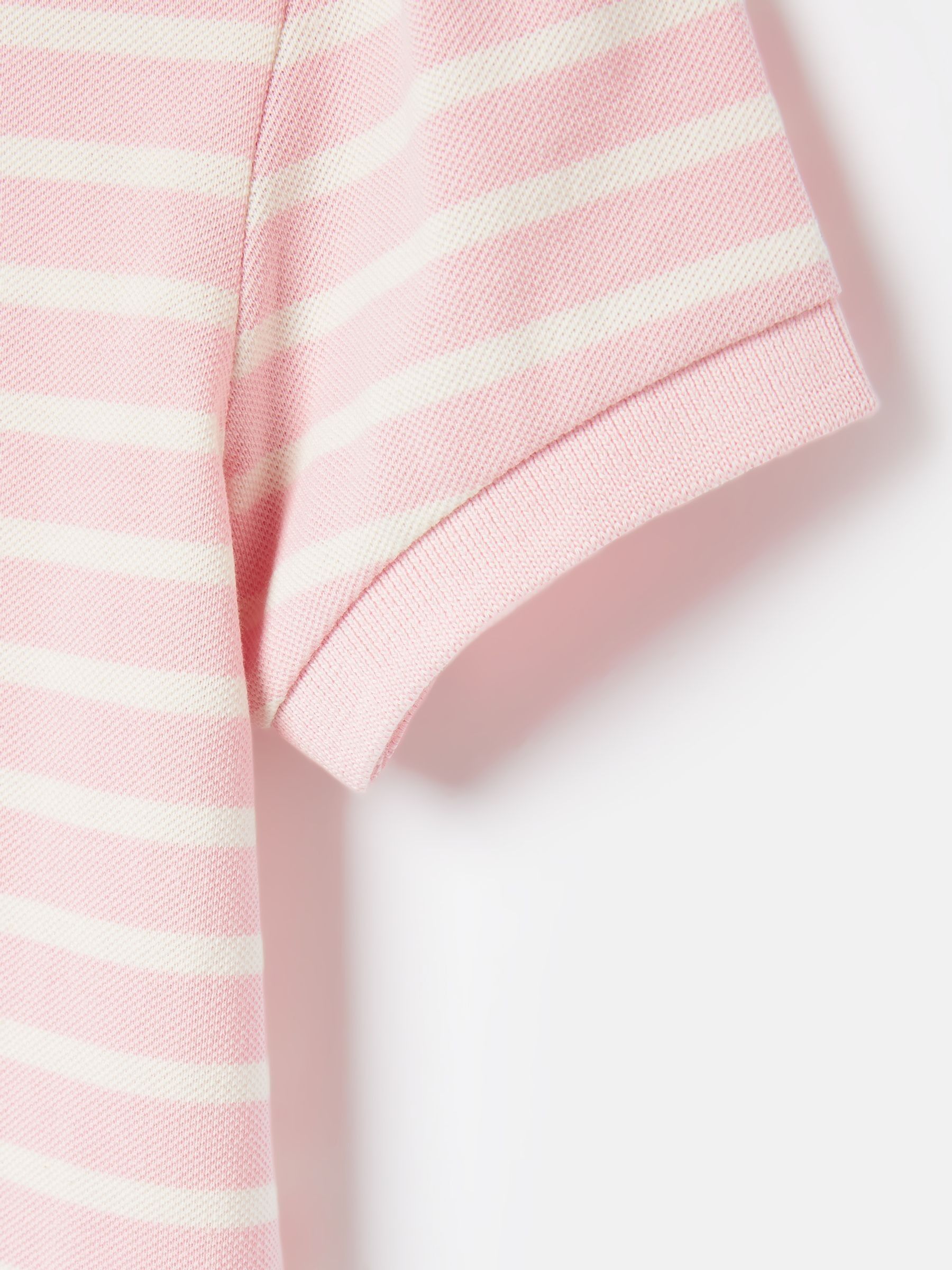 Girls' Morgan Pink Pique Cotton Polo Shirt | Joules