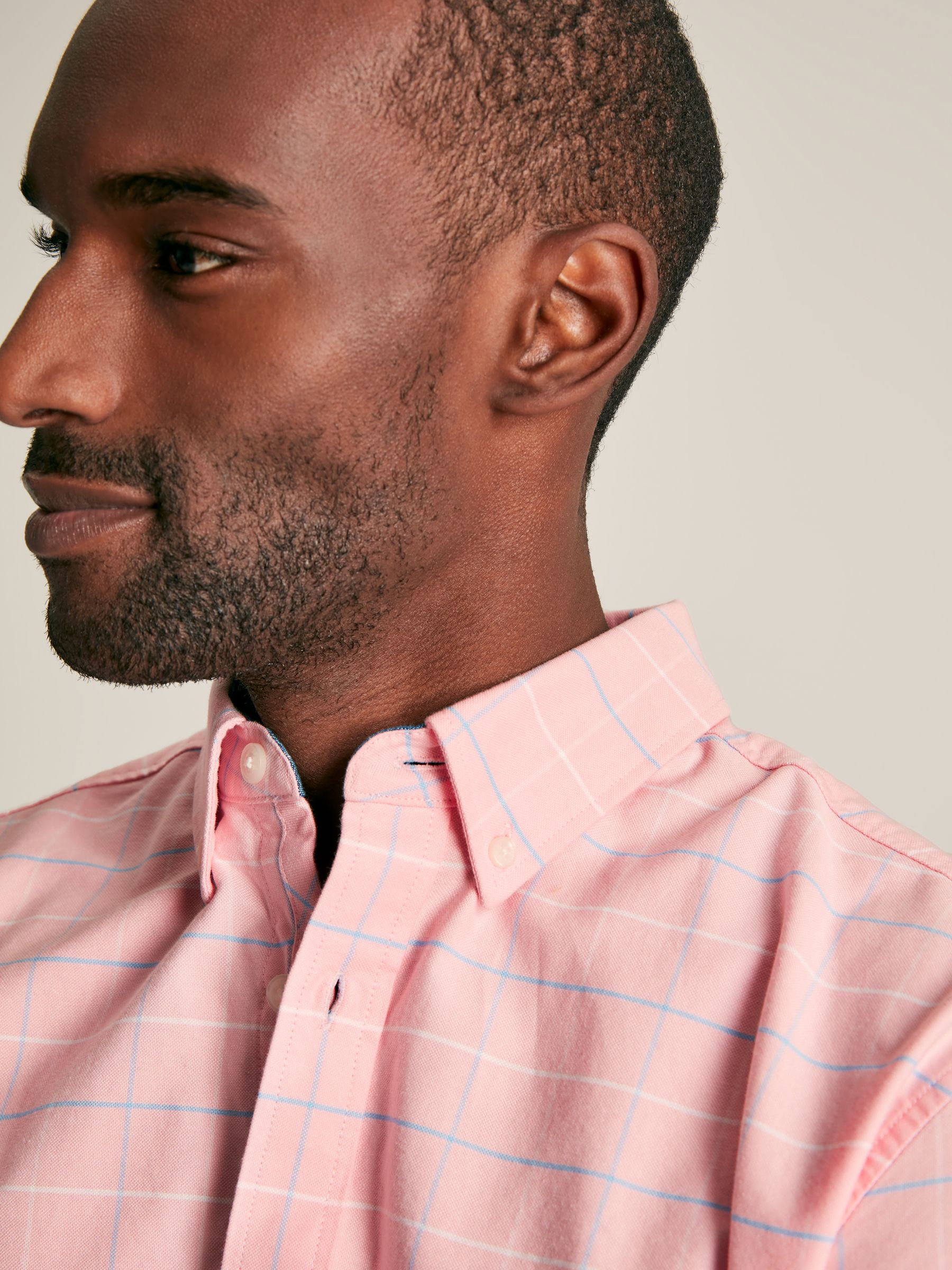 Welford Pink Cotton Check Shirt | Joules