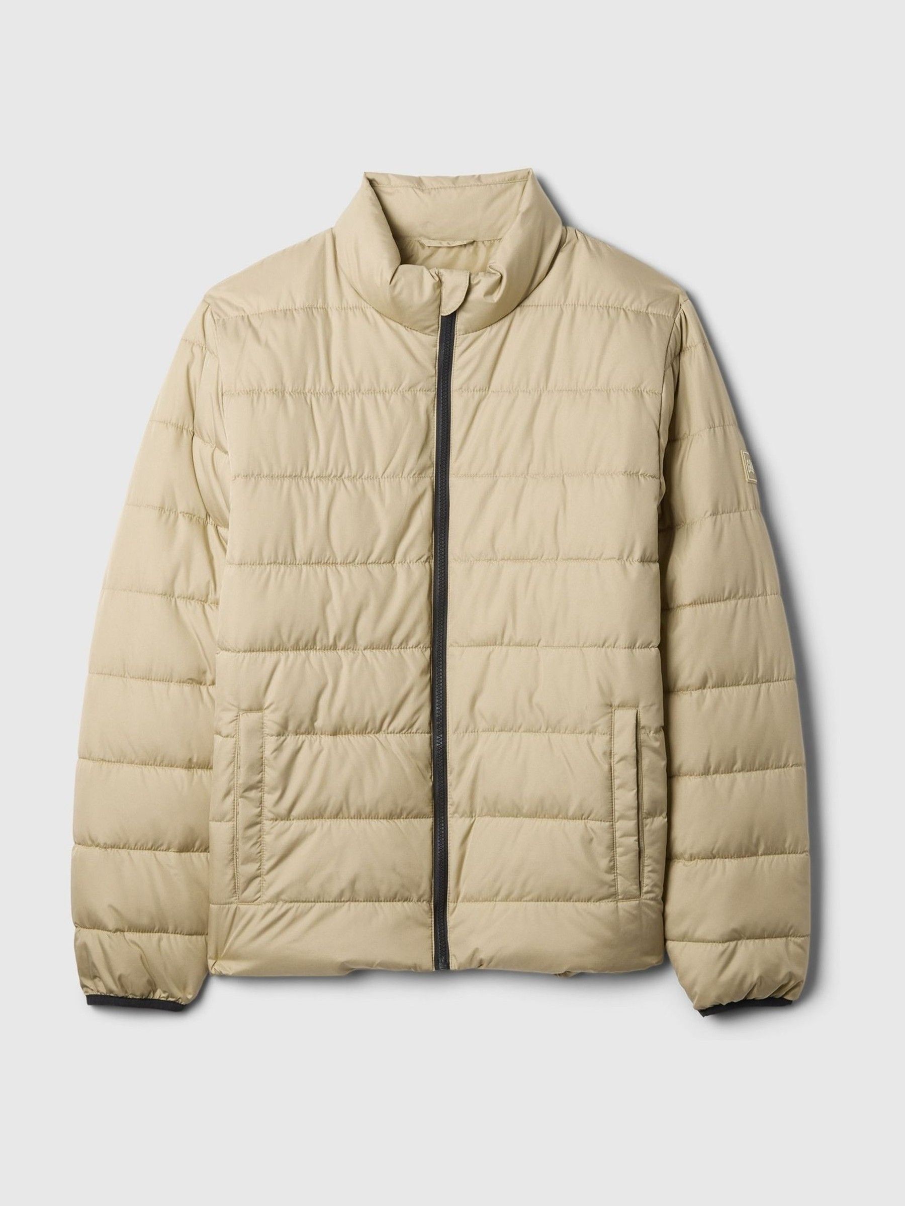 Beige Cold Control Puffer Jacket | Gap