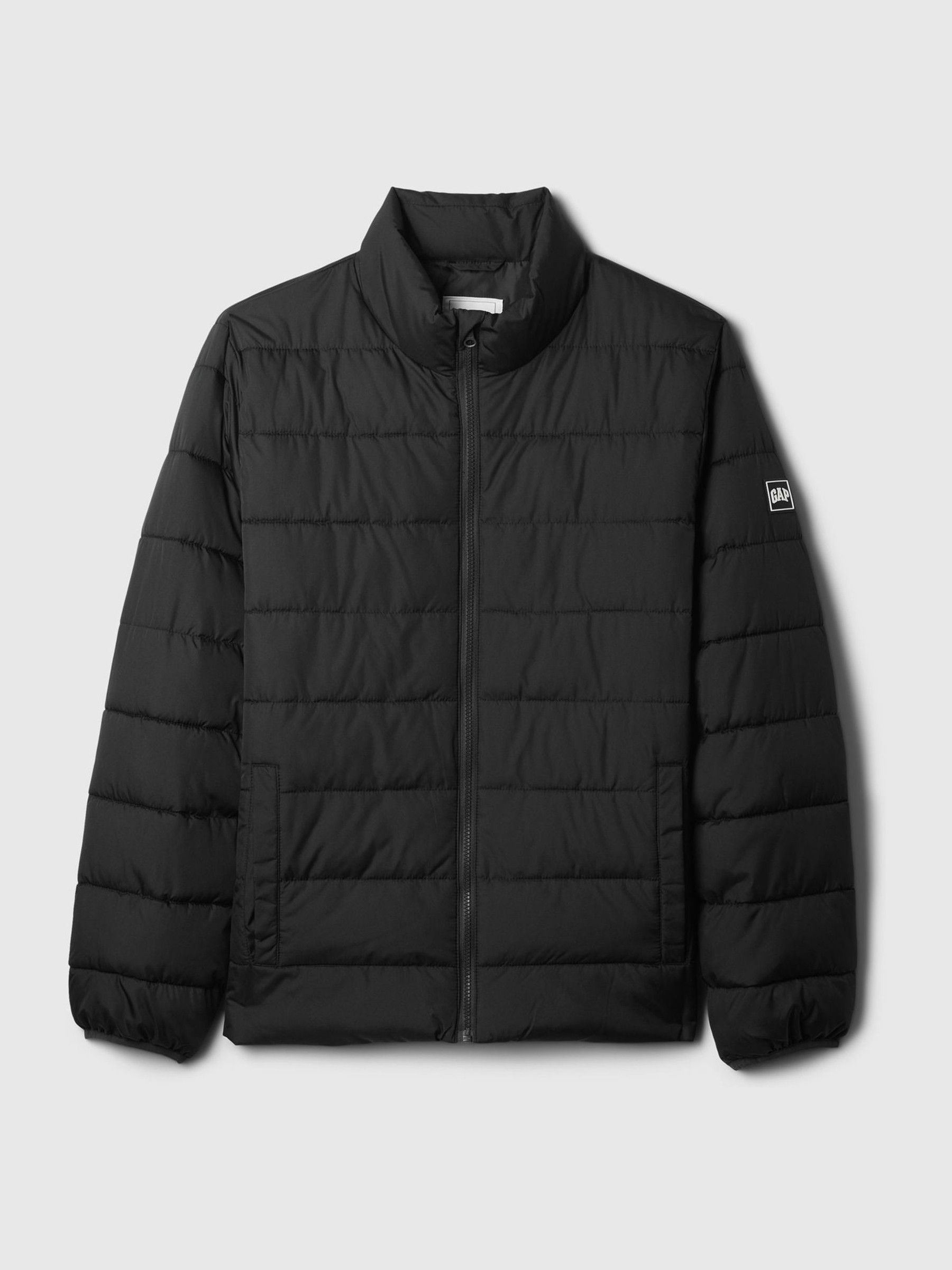 Black Cold Control Puffer Jacket | Gap