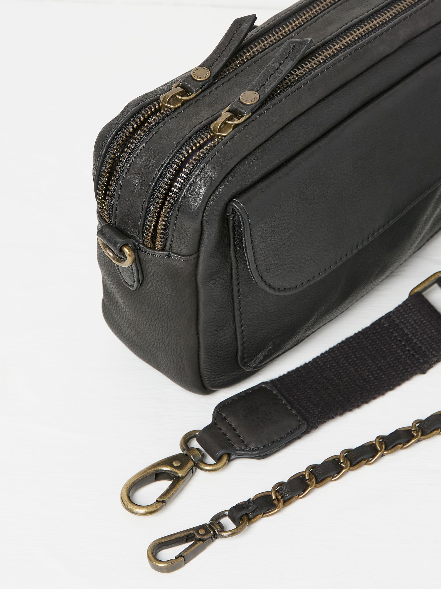 Oslo Black Camera Bag | FatFace
