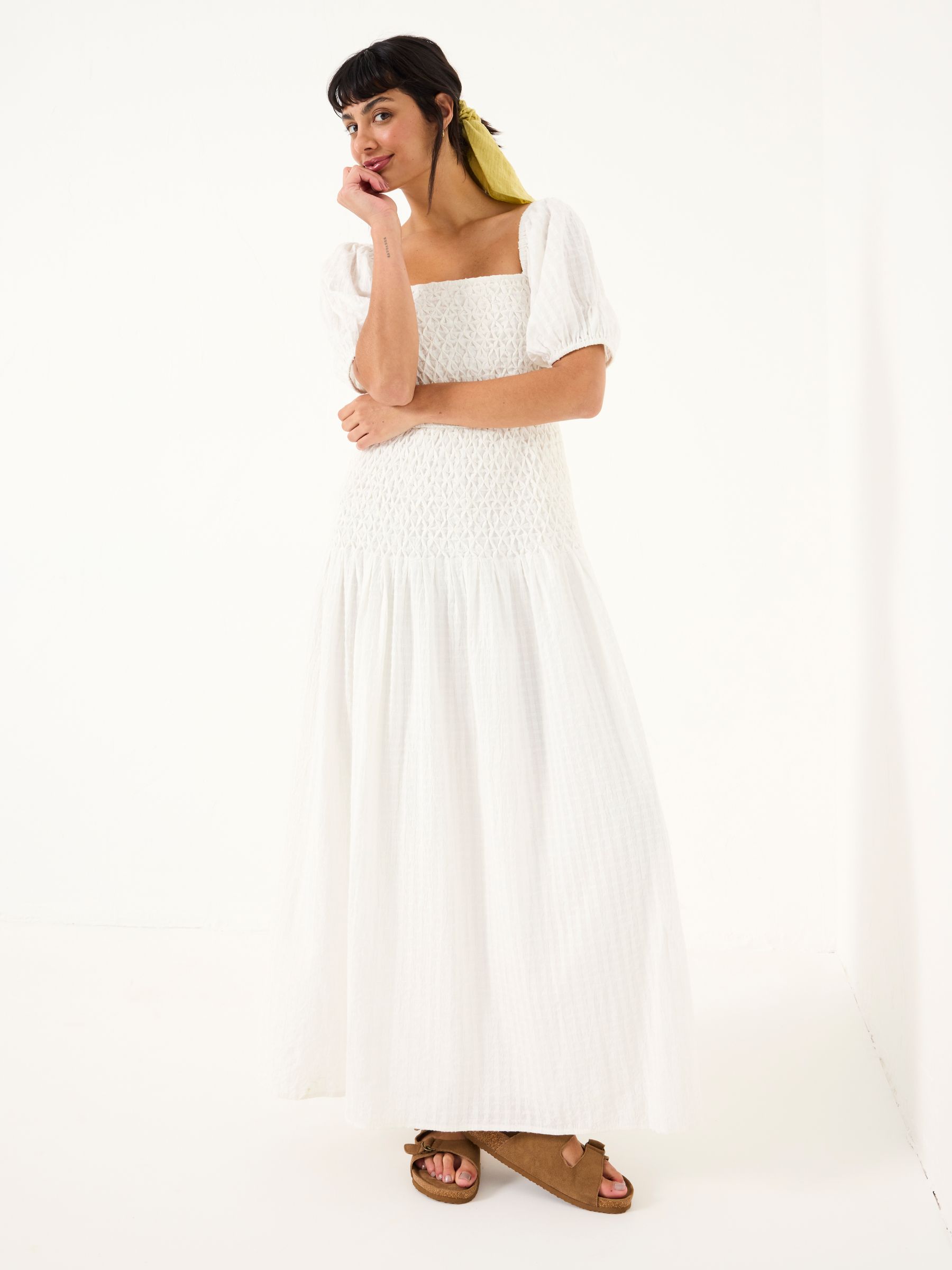 Bryn White Beeble Dress | FatFace