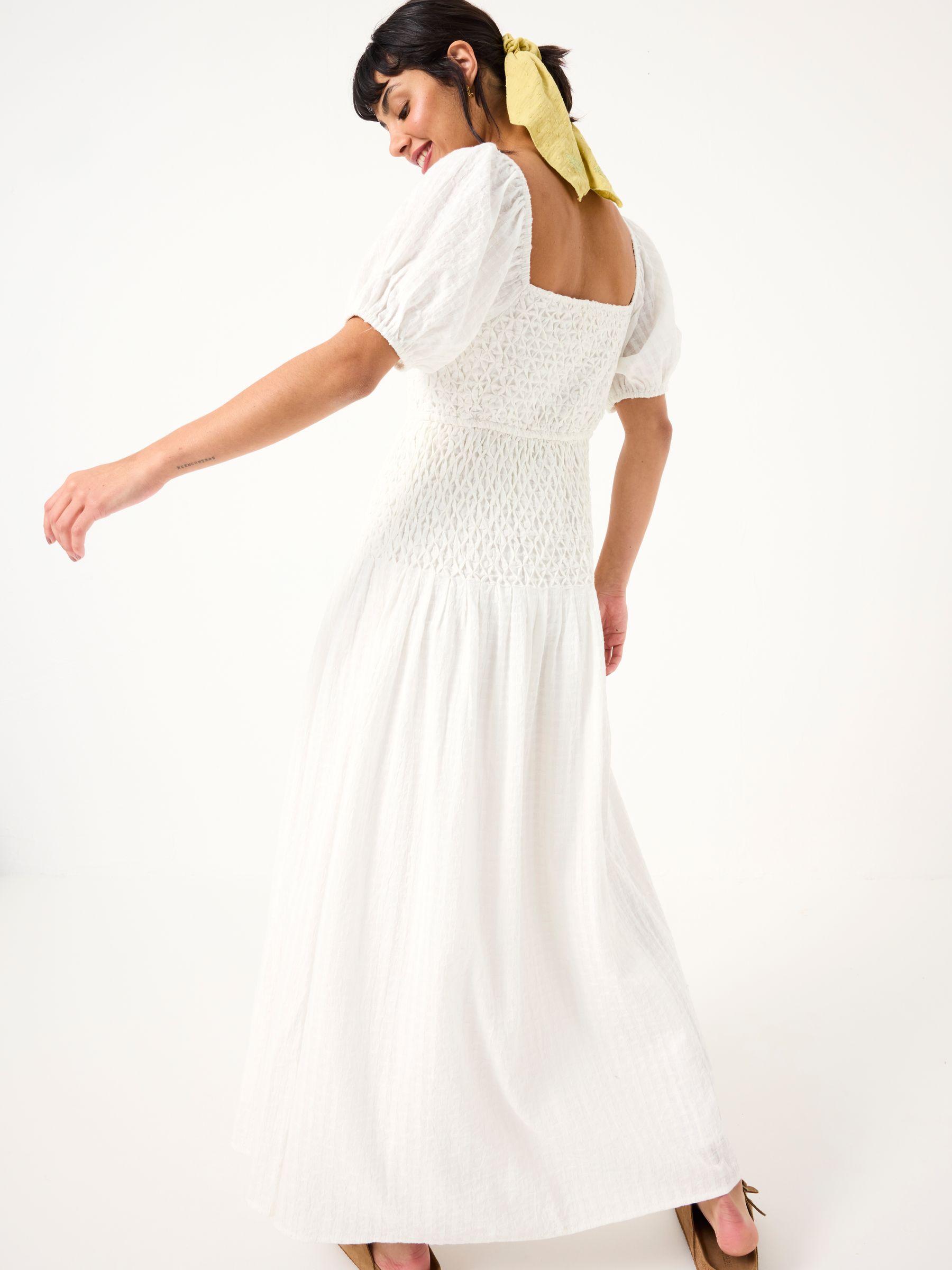 Bryn White Beeble Dress | FatFace