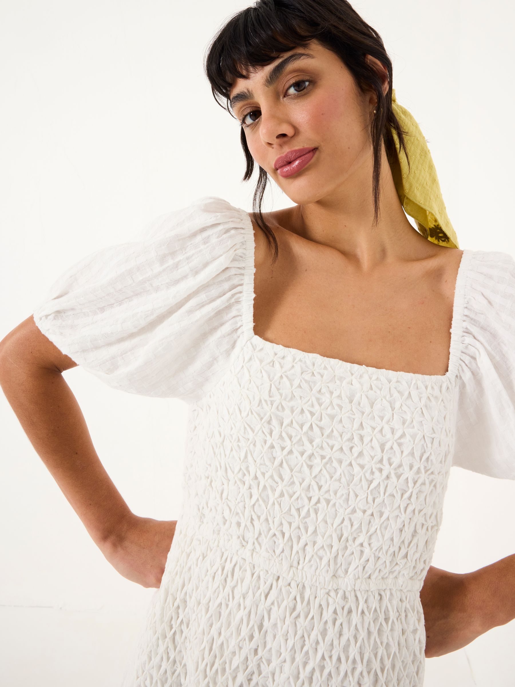 Bryn White Beeble Dress | FatFace
