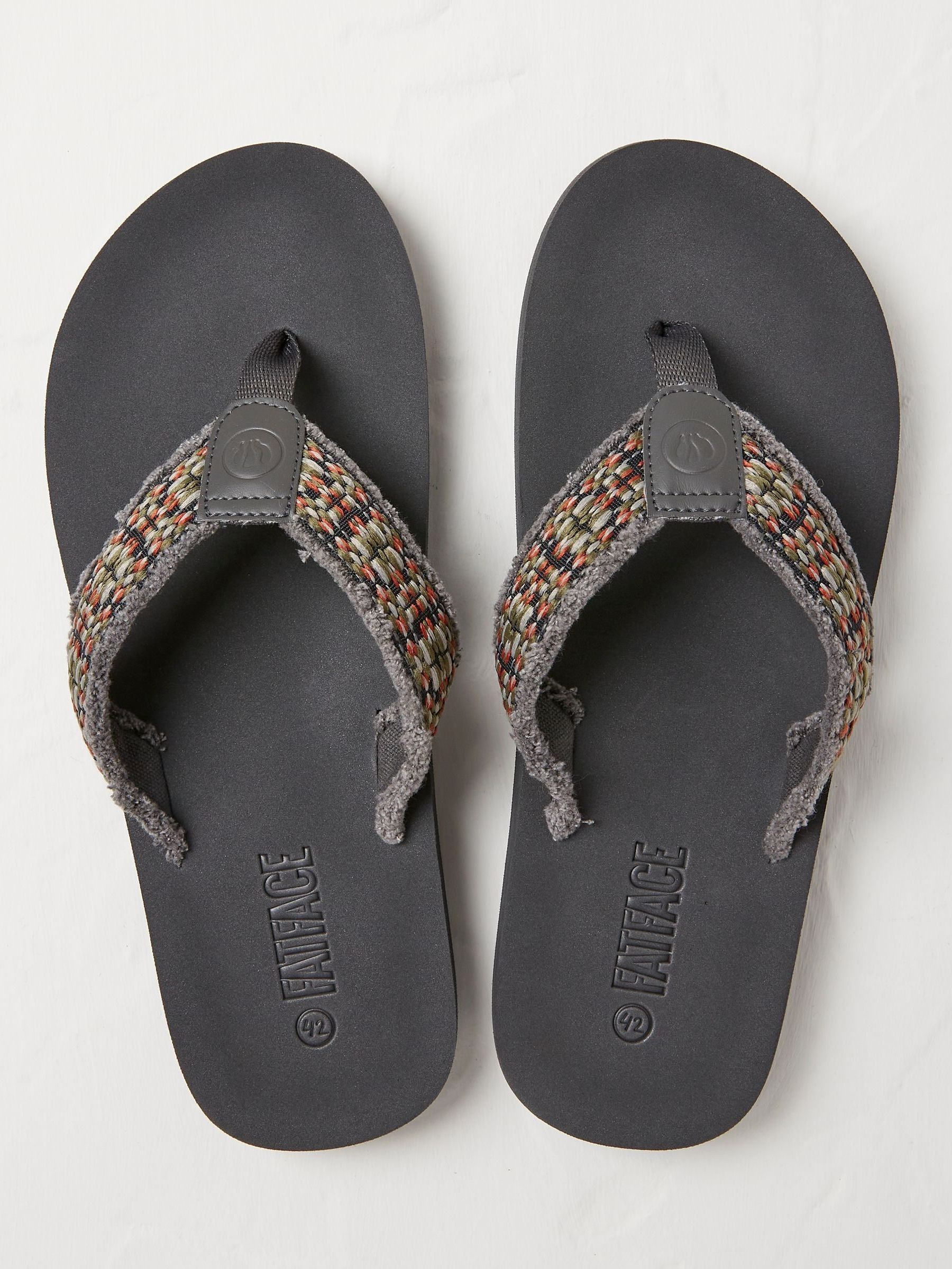 Harris Grey Flip Flop | FatFace
