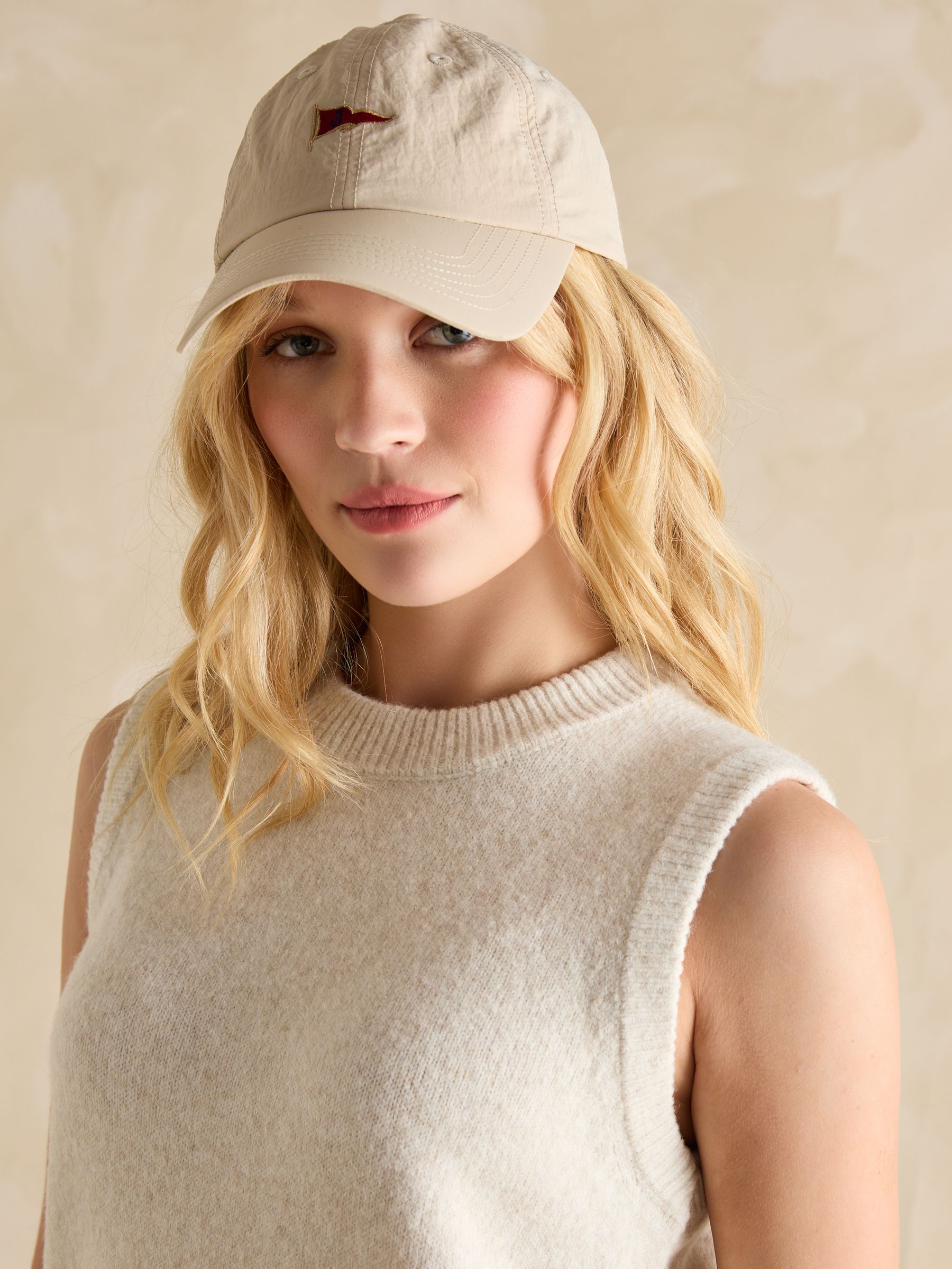 Holly Cream Knitted Vest | Joules