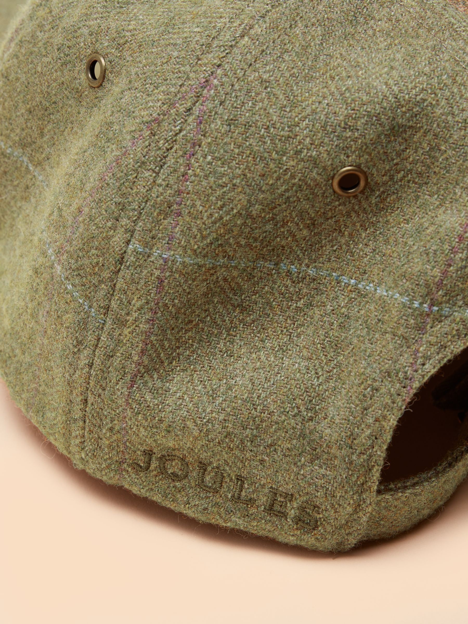 Unisex Perry Green Tweed Baseball Cap | Joules