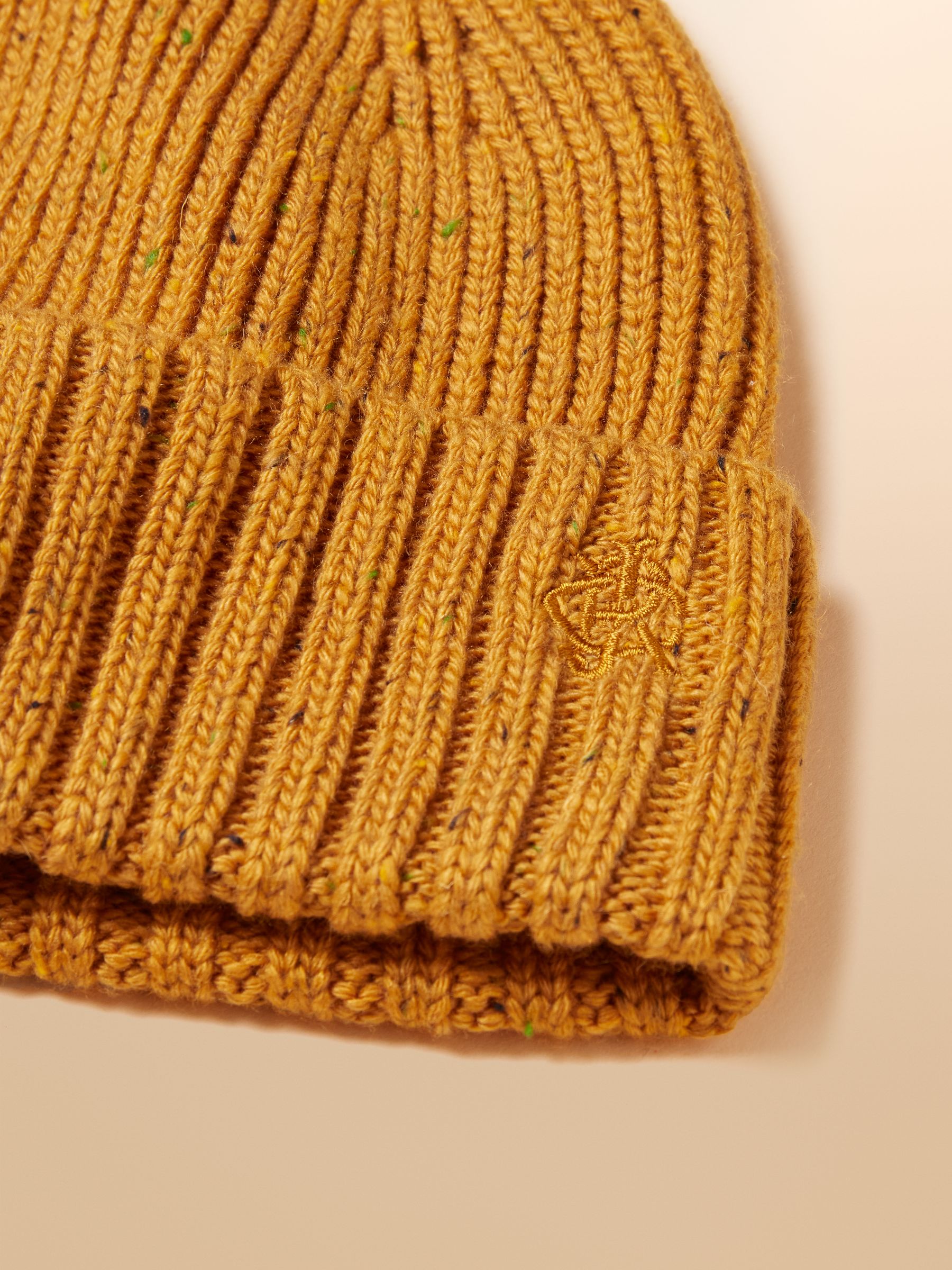Hammond Yellow Beanie Hat | Joules