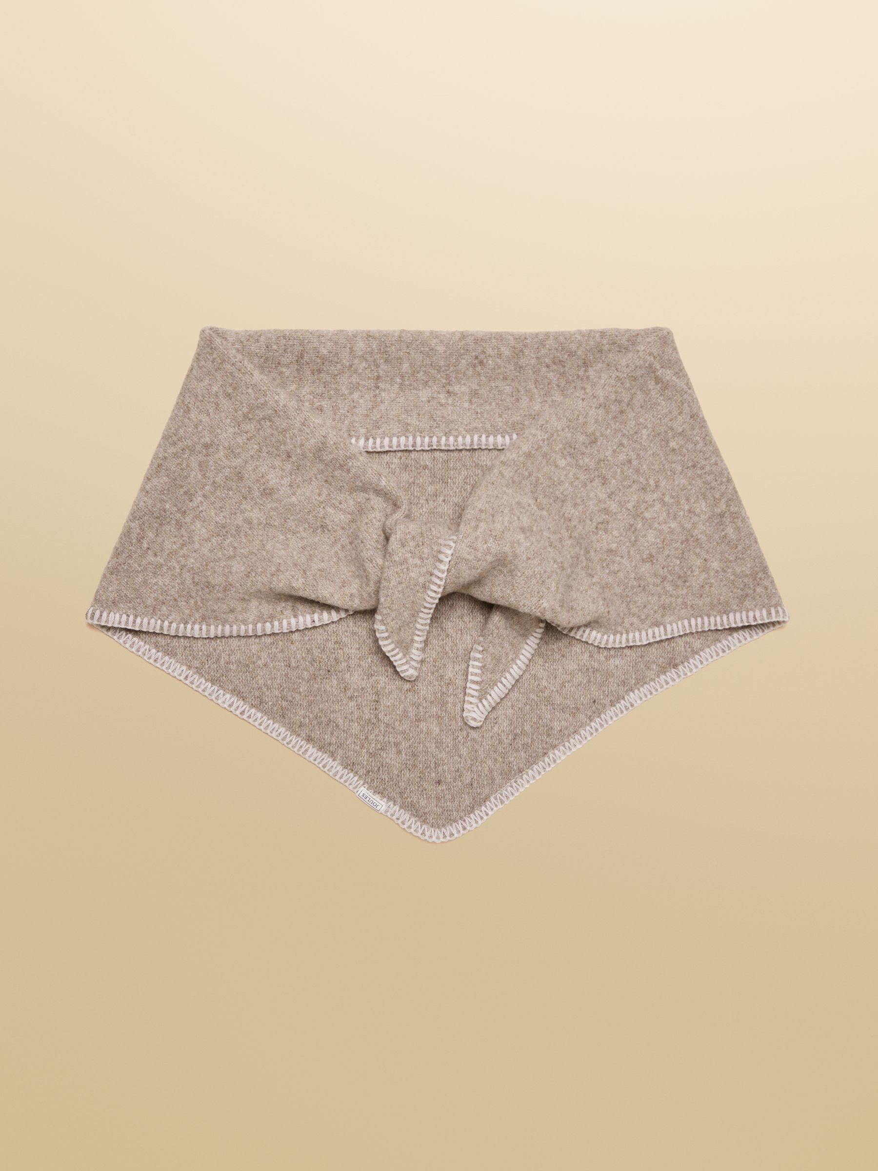 Kendra Oat Triangle Scarf | Joules