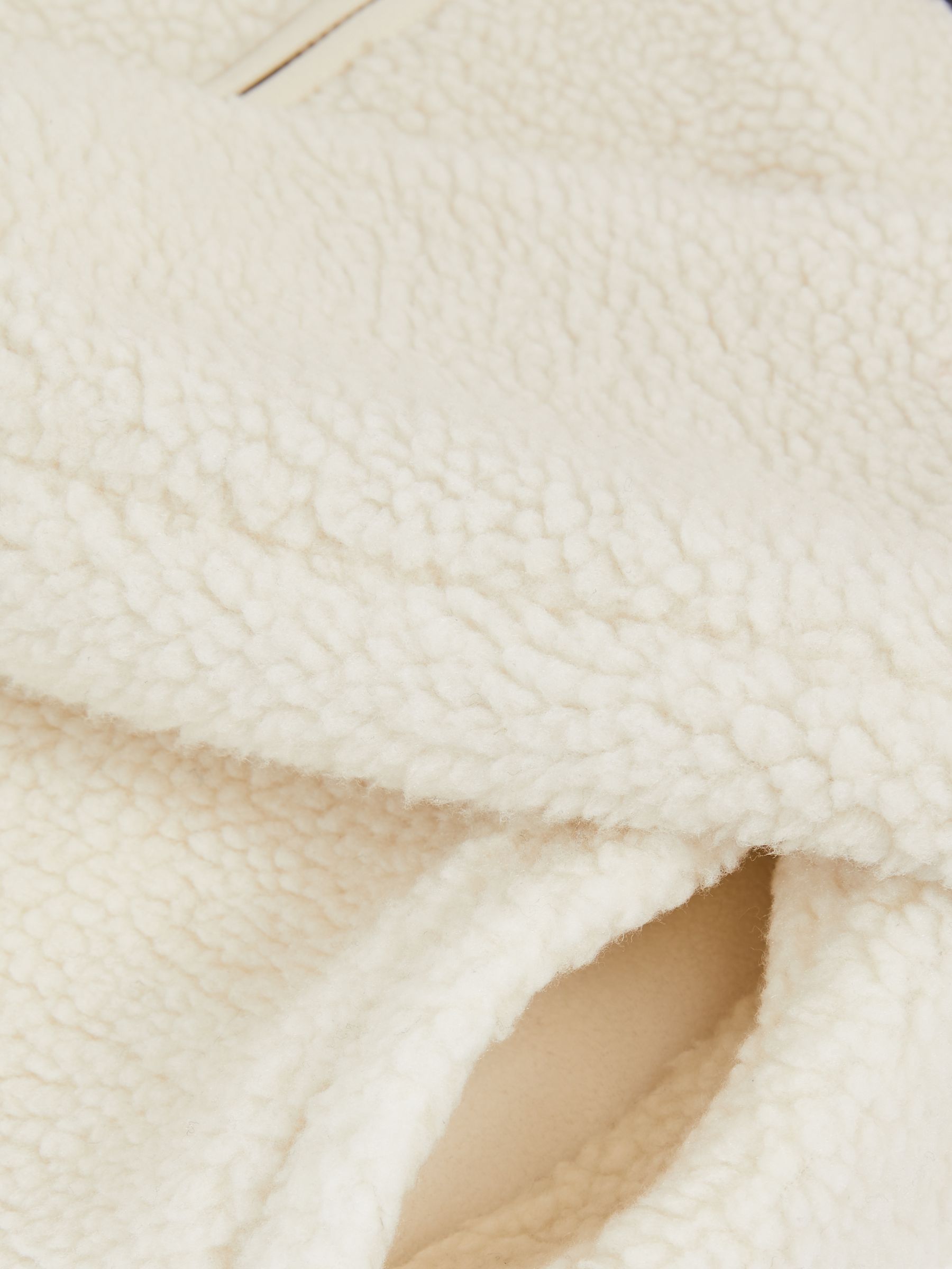 Reiss McLaren F1 Team Embroidered Fleece Jacket Unisex Fit in Off White ...