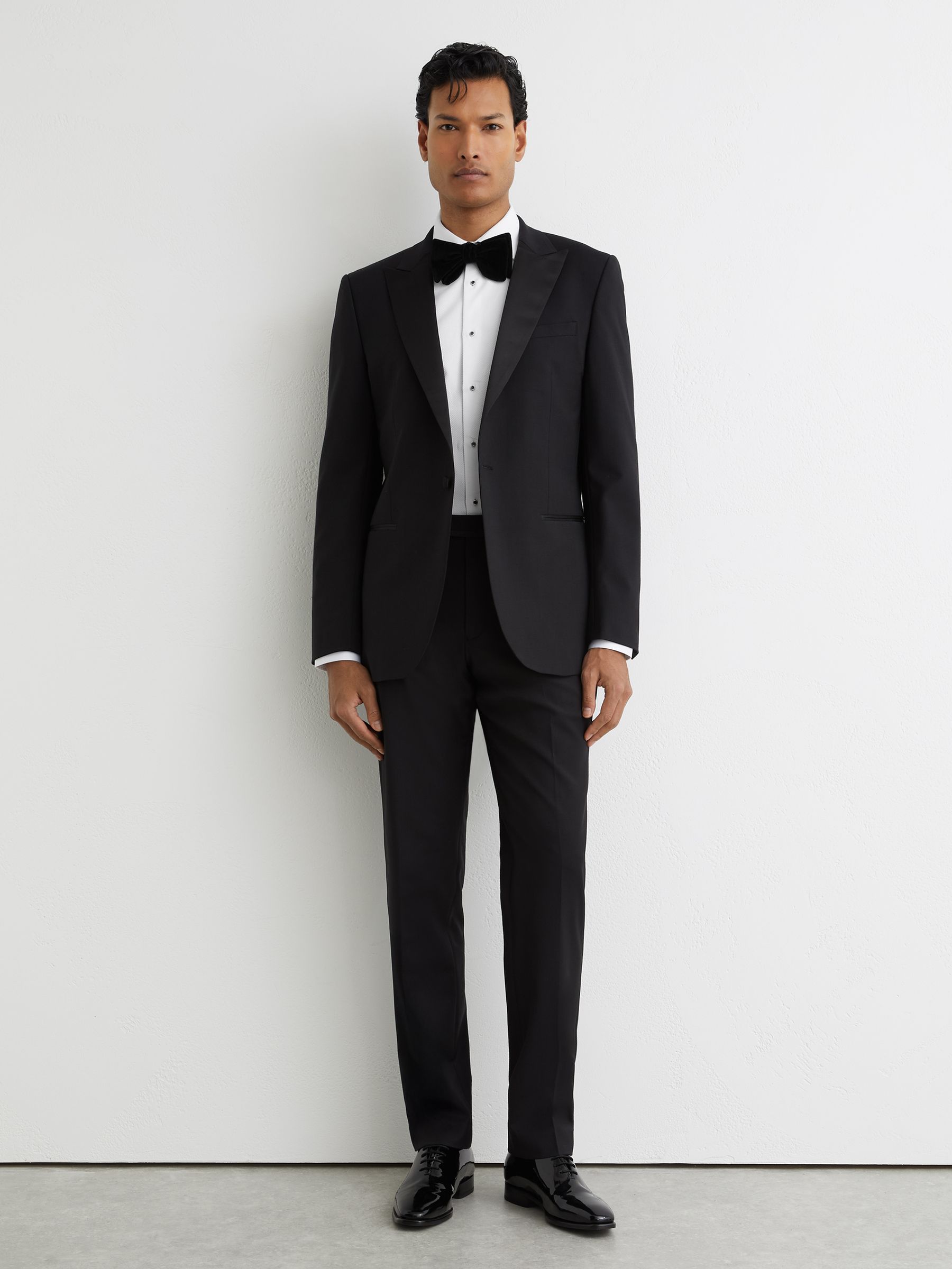 Reiss Regular Fit Cotton Dinner Shirt in White - REISS