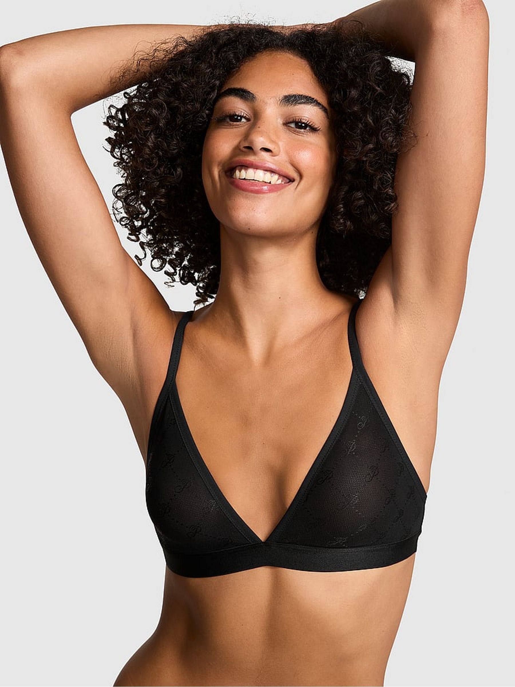 black triangle bralette
