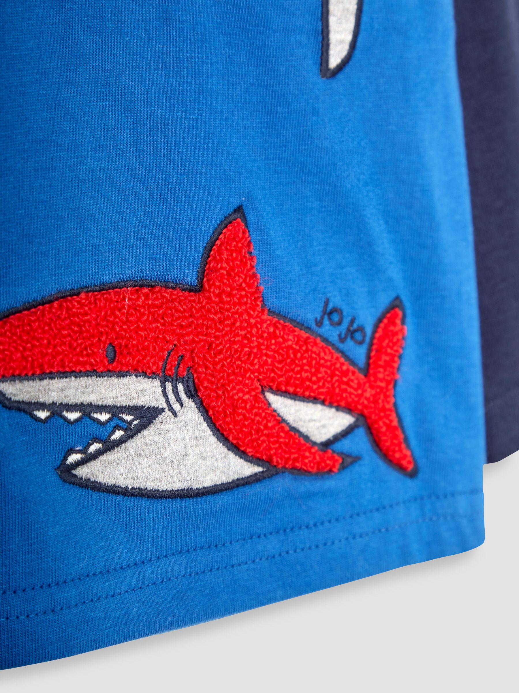 Blue Shark Boucle Top | JoJo Maman Bébé