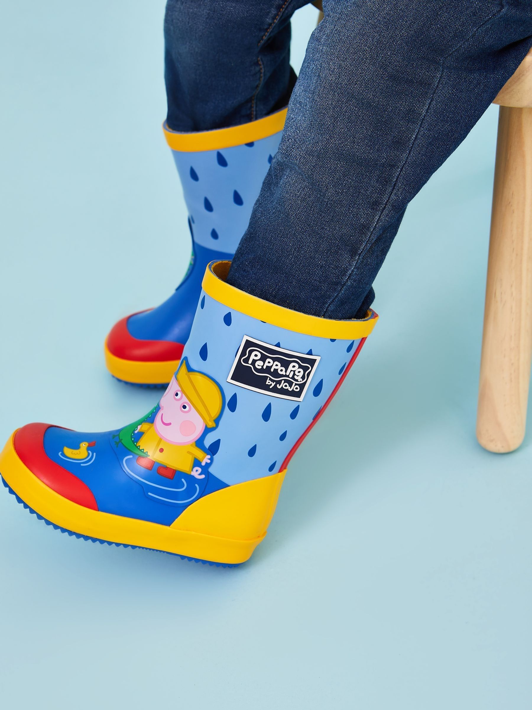 Blue George Pig Wellies | JoJo Maman Bébé