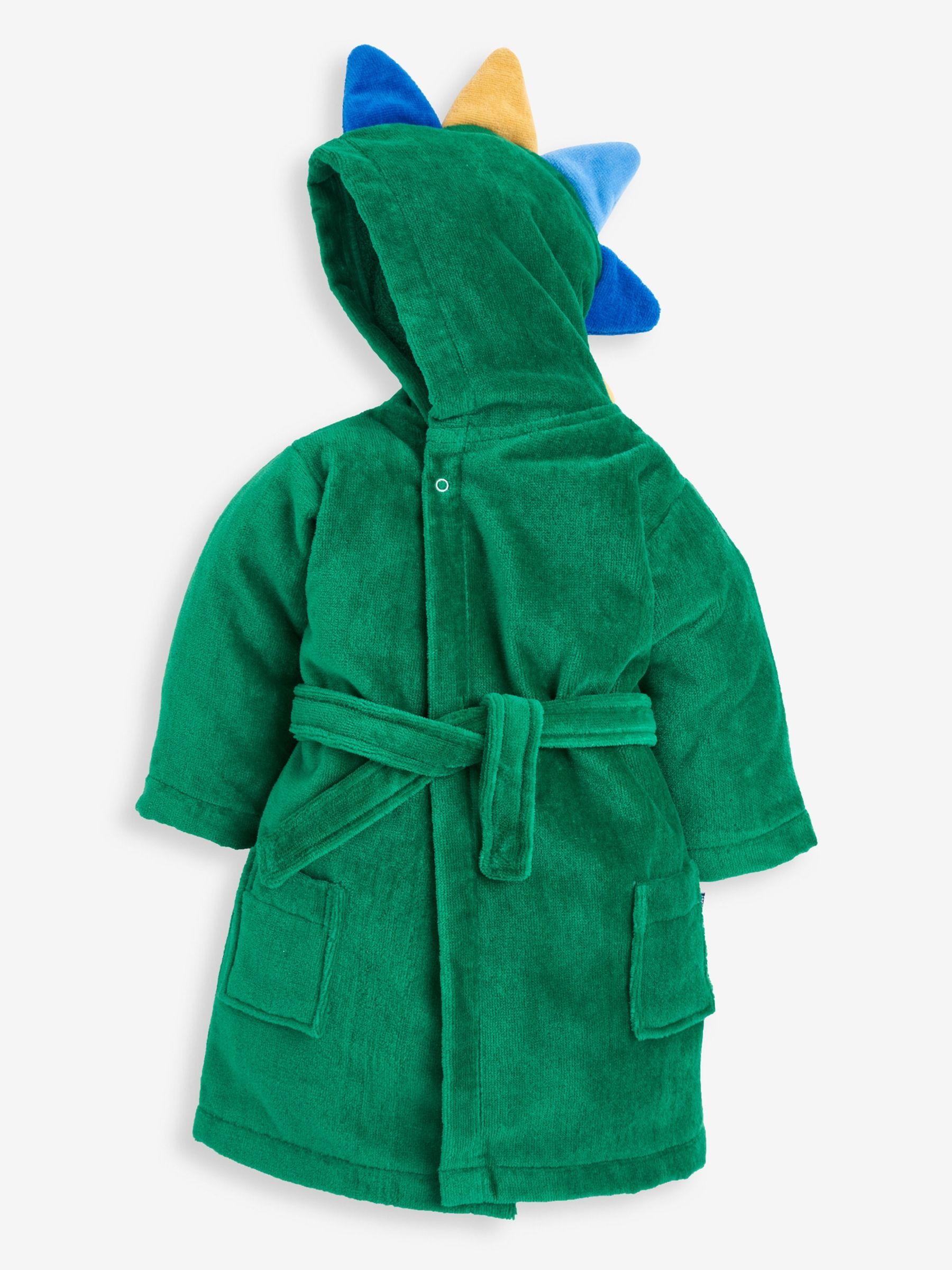 Green Dinosaur Cotton Towelling Robe | JoJo Maman Bébé