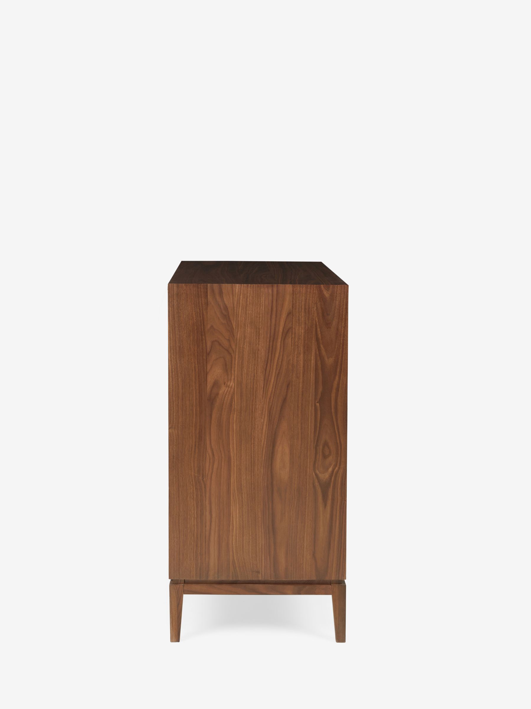 Brown 4 Drawer Belgrave Walnut Chest of Drawers | Made