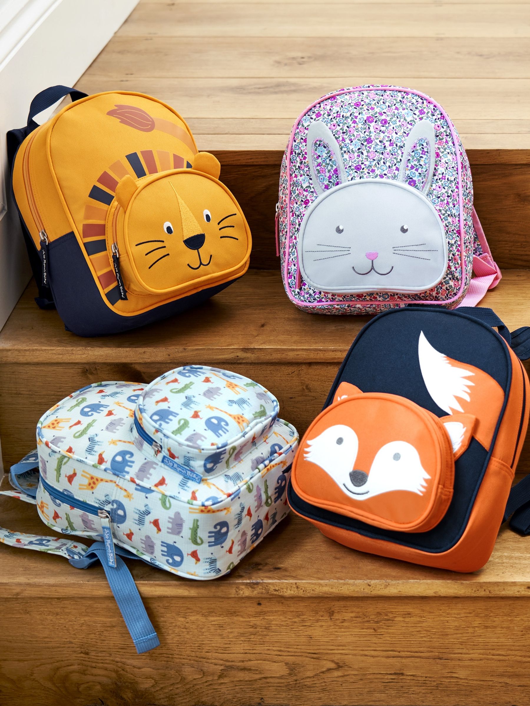 Blue Safari Printed Backpack | JoJo Maman Bébé