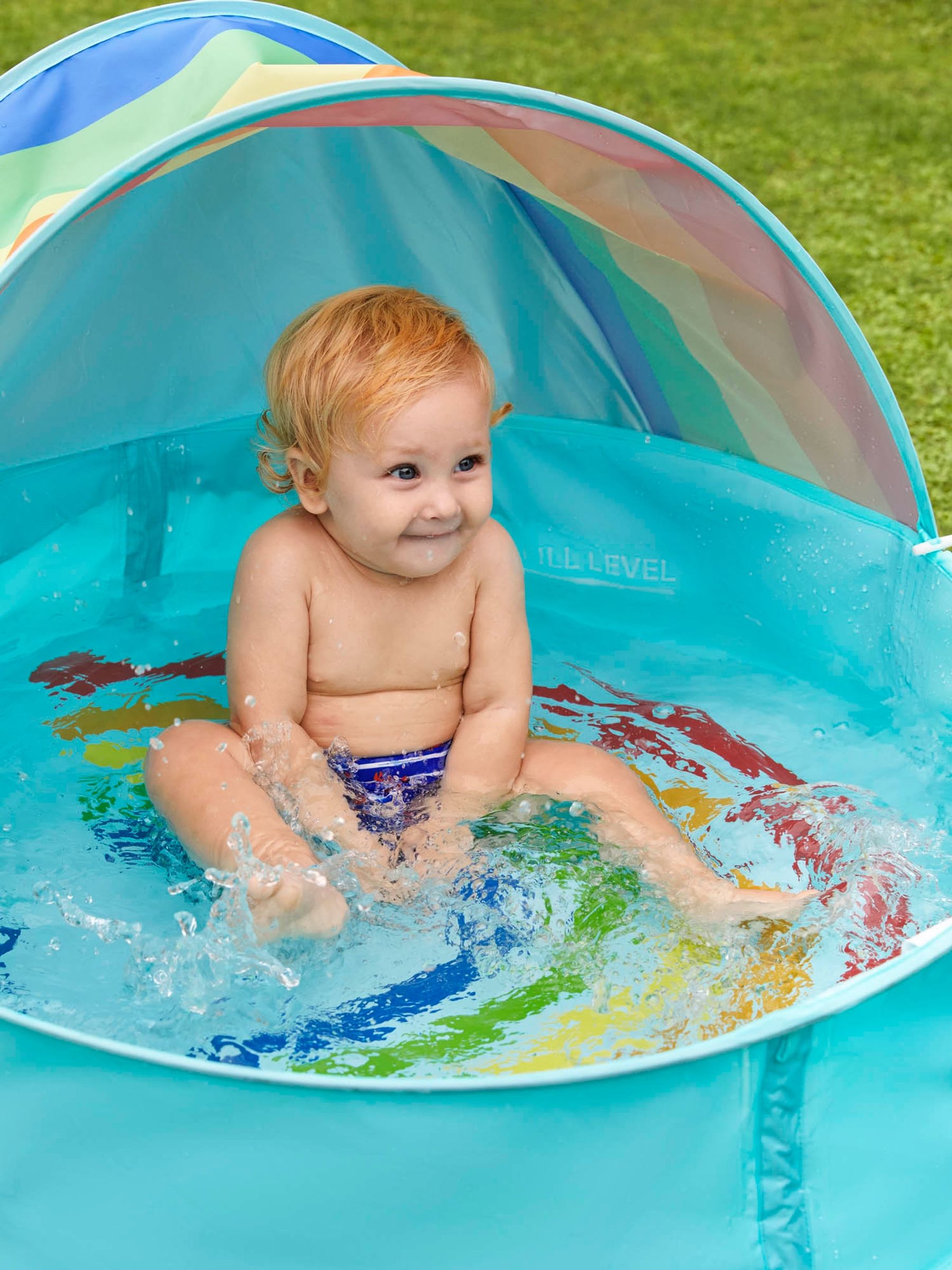 Rainbow Pop Up Paddling Pool | JoJo Maman Bébé