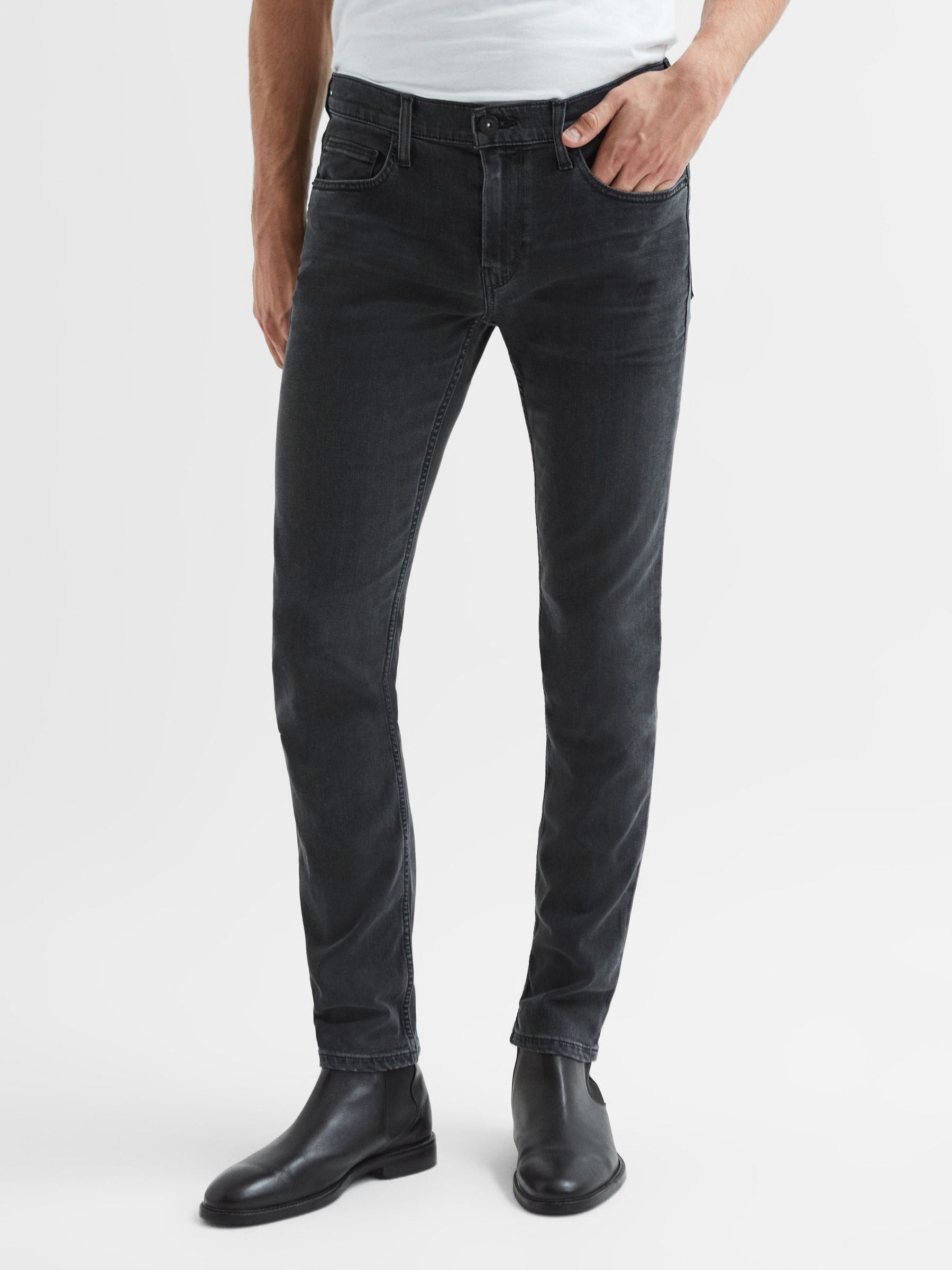 Reiss Paige High Stretch Super Skinny Jeans in Edgar | REISS