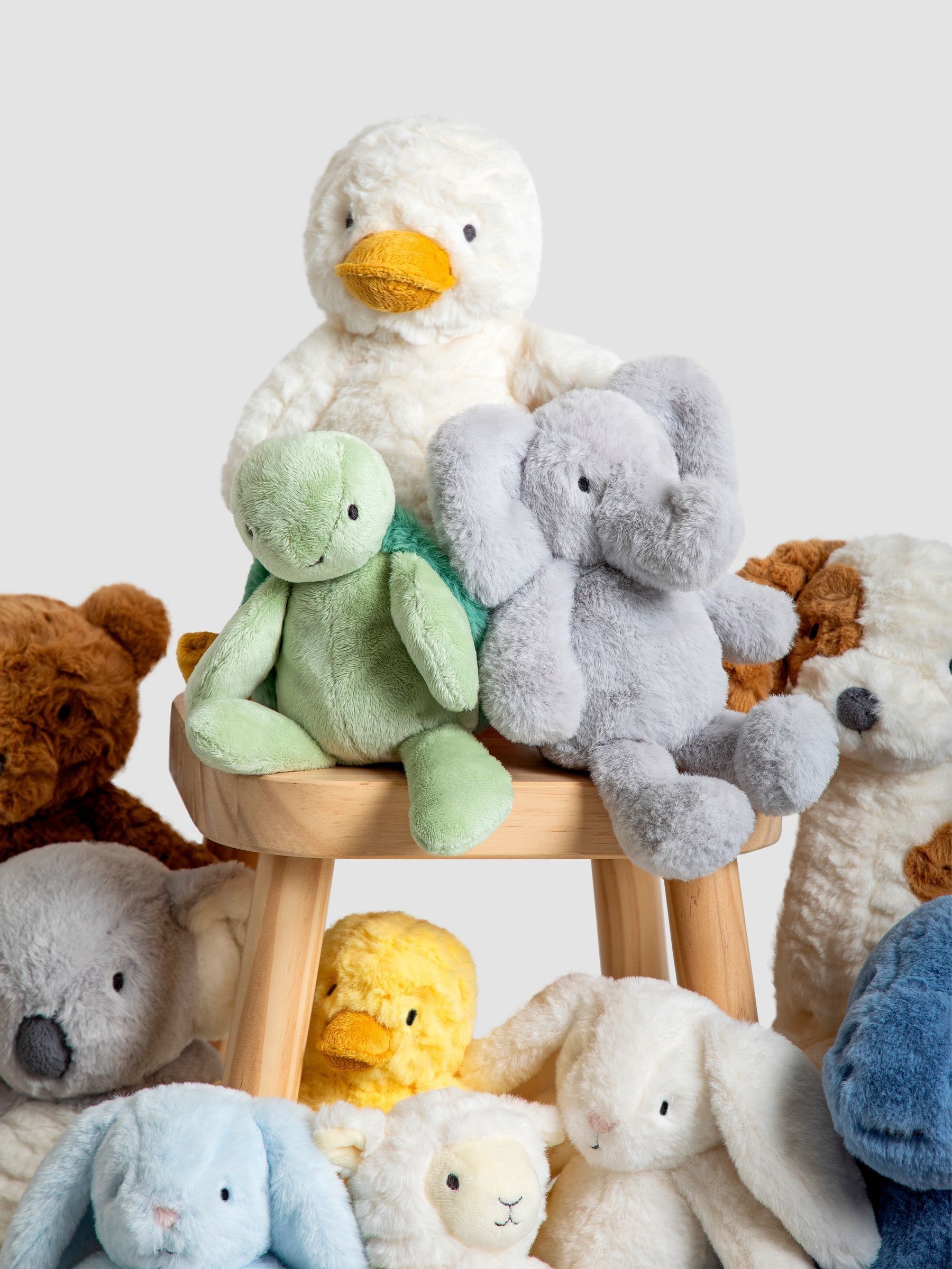 White Betsy Benny Bunny Blue Soft Toy Small | JoJo Maman Bébé