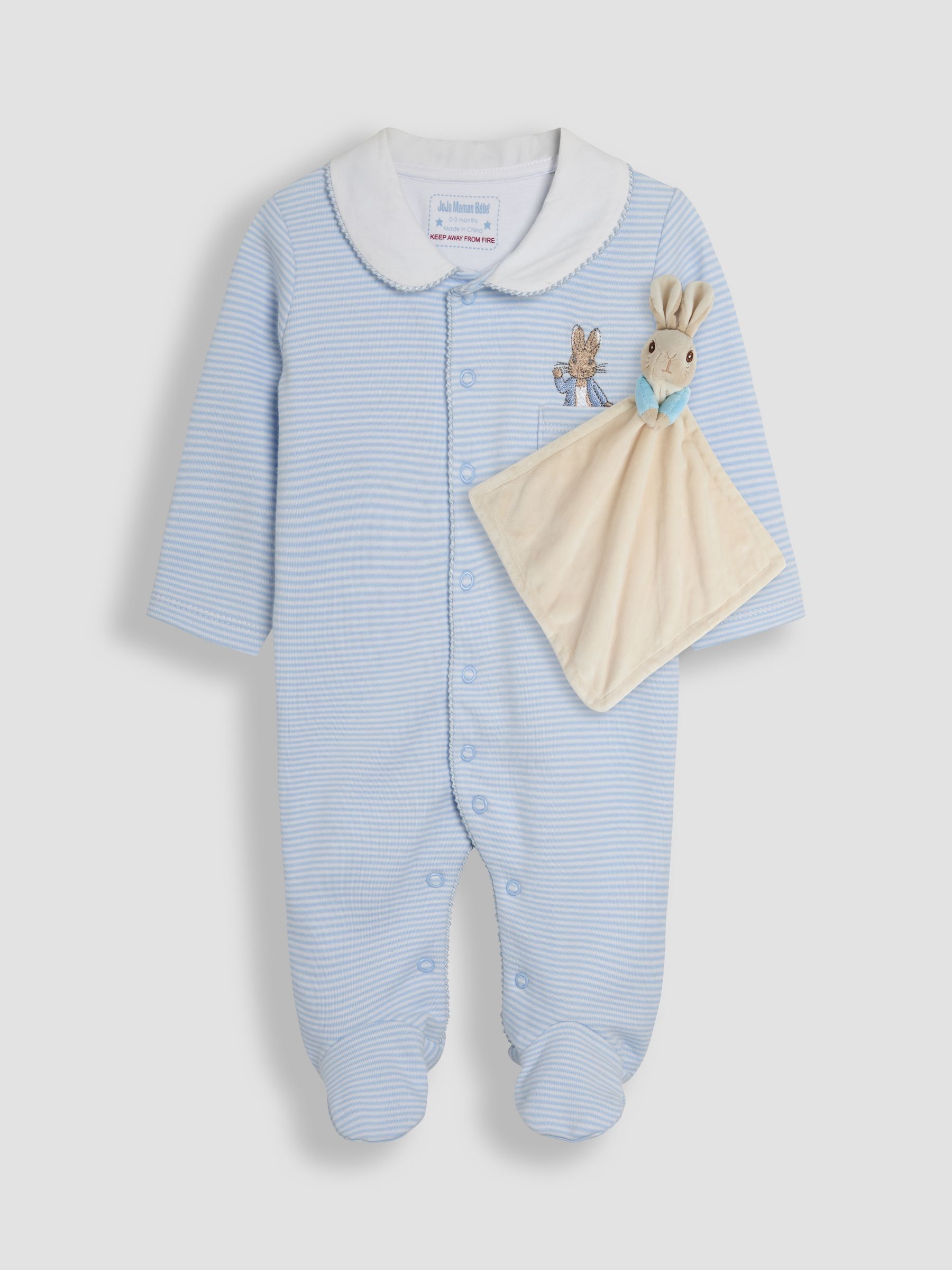 Blue Peter Rabbit Sleepsuit & Comforter Gift Set | JoJo Maman Bébé