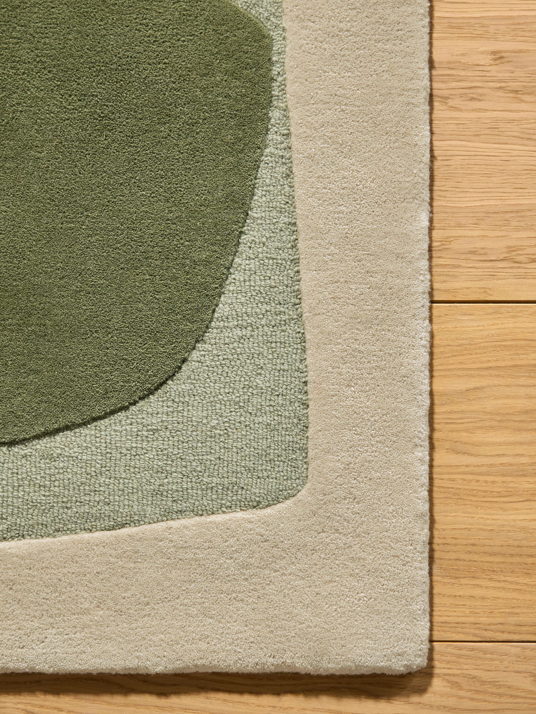 Kinney Wool Tufted Rug in Green | Made