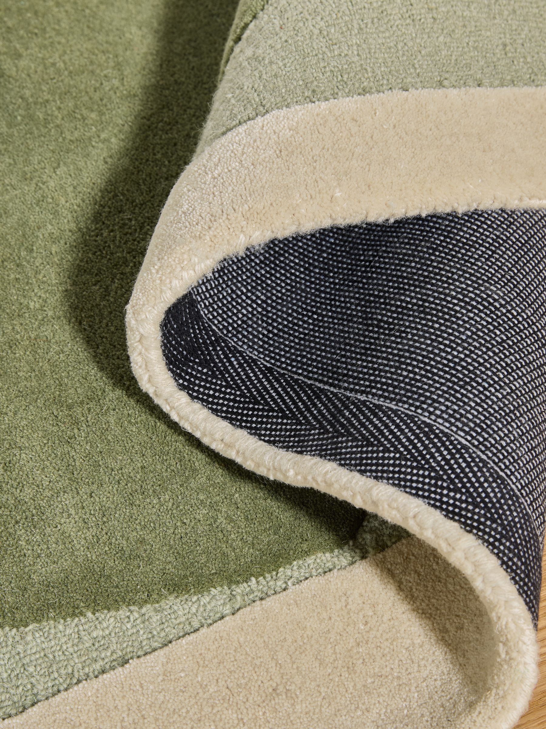 Kinney Wool Tufted Rug in Green | Made