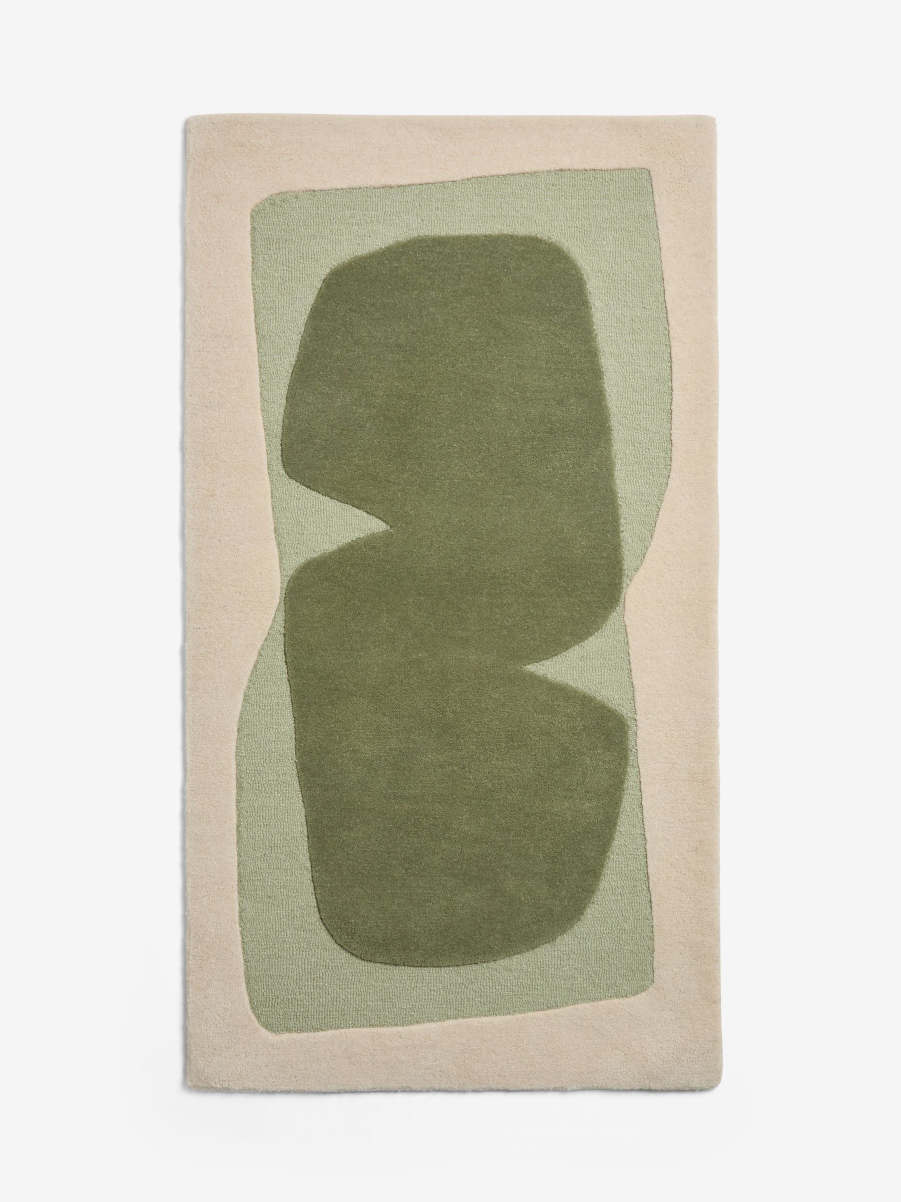 Kinney Wool Tufted Rug in Green | Made