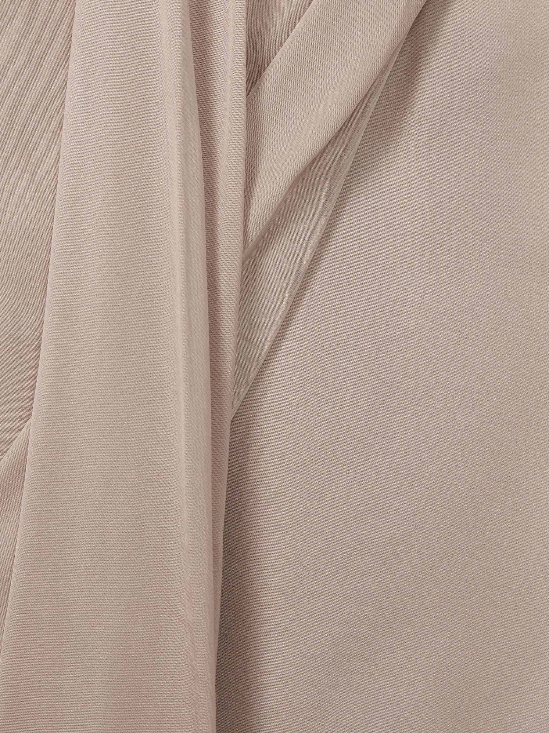 Reiss Off-The-Shoulder Drape Top in Blush - REISS