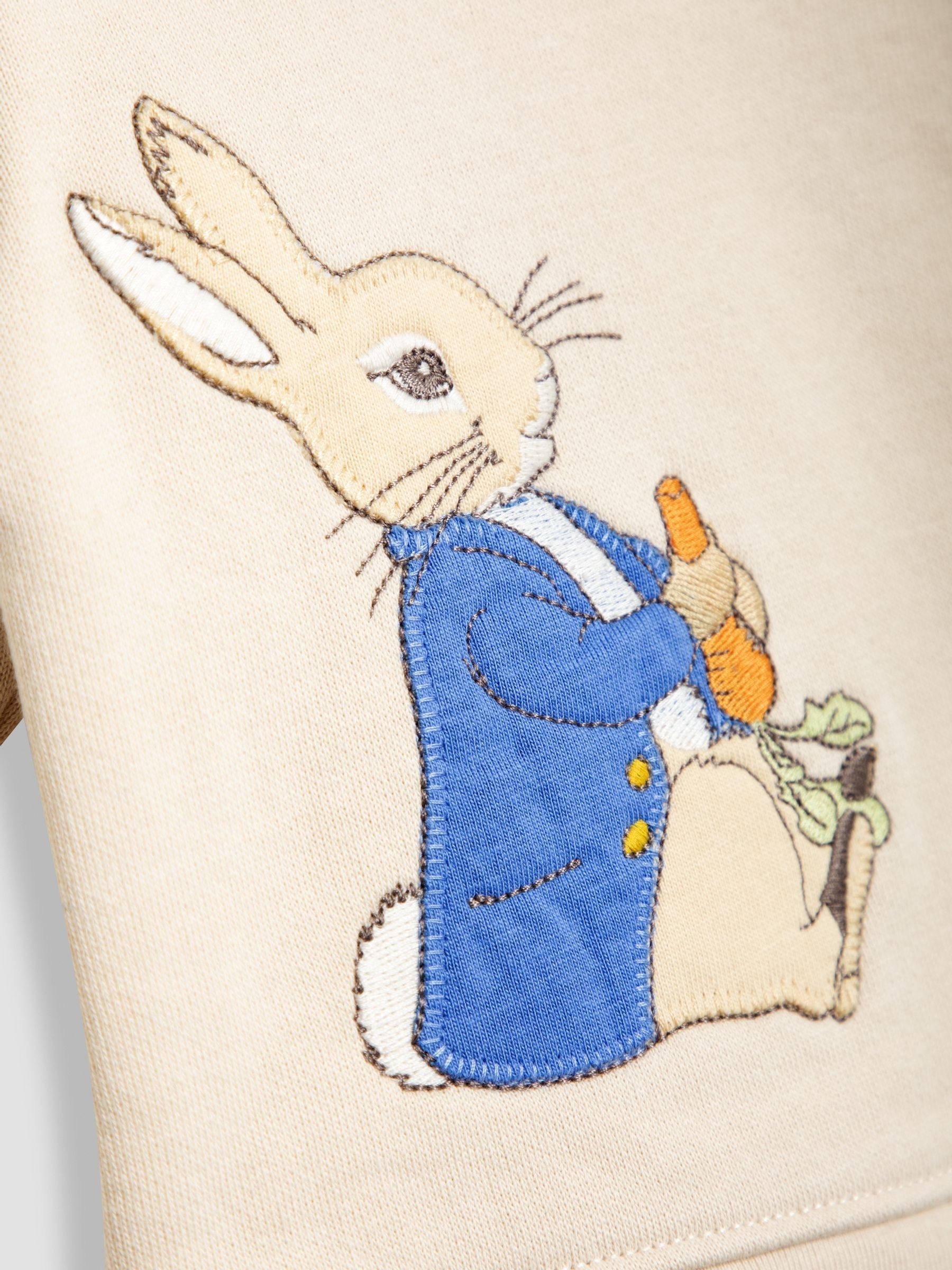 Cream Peter Rabbit Sweatshirt And Cosy Trousers Set | JoJo Maman Bébé