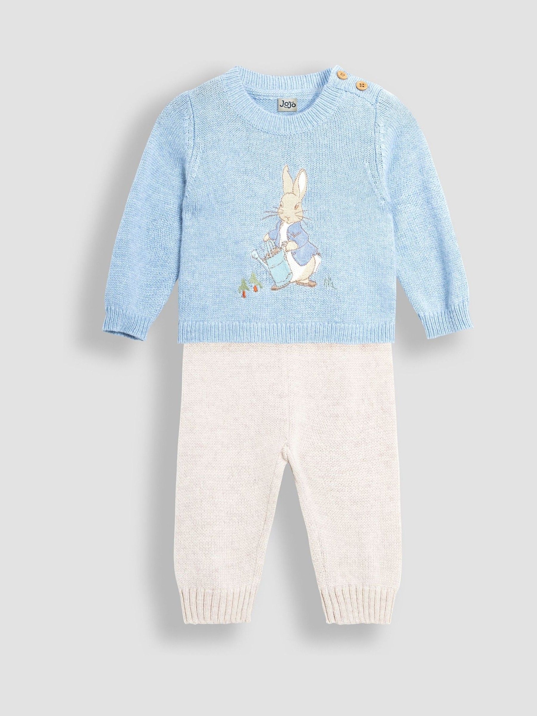 Blue Peter Rabbit Appliqué Sweatshirt & Trouser Set | JoJo Maman Bébé