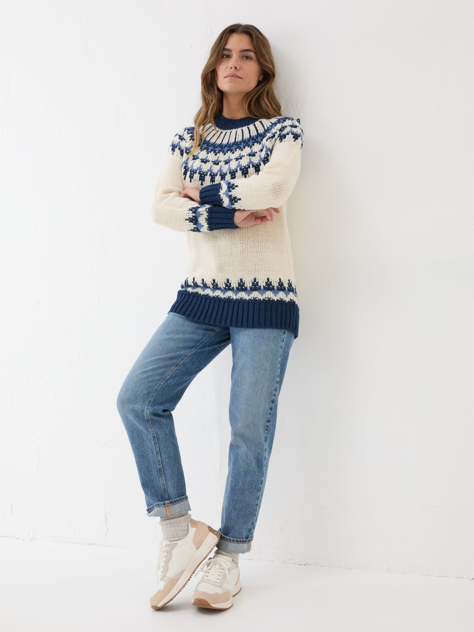 Ivory Archie Pattern Tunic | FatFace