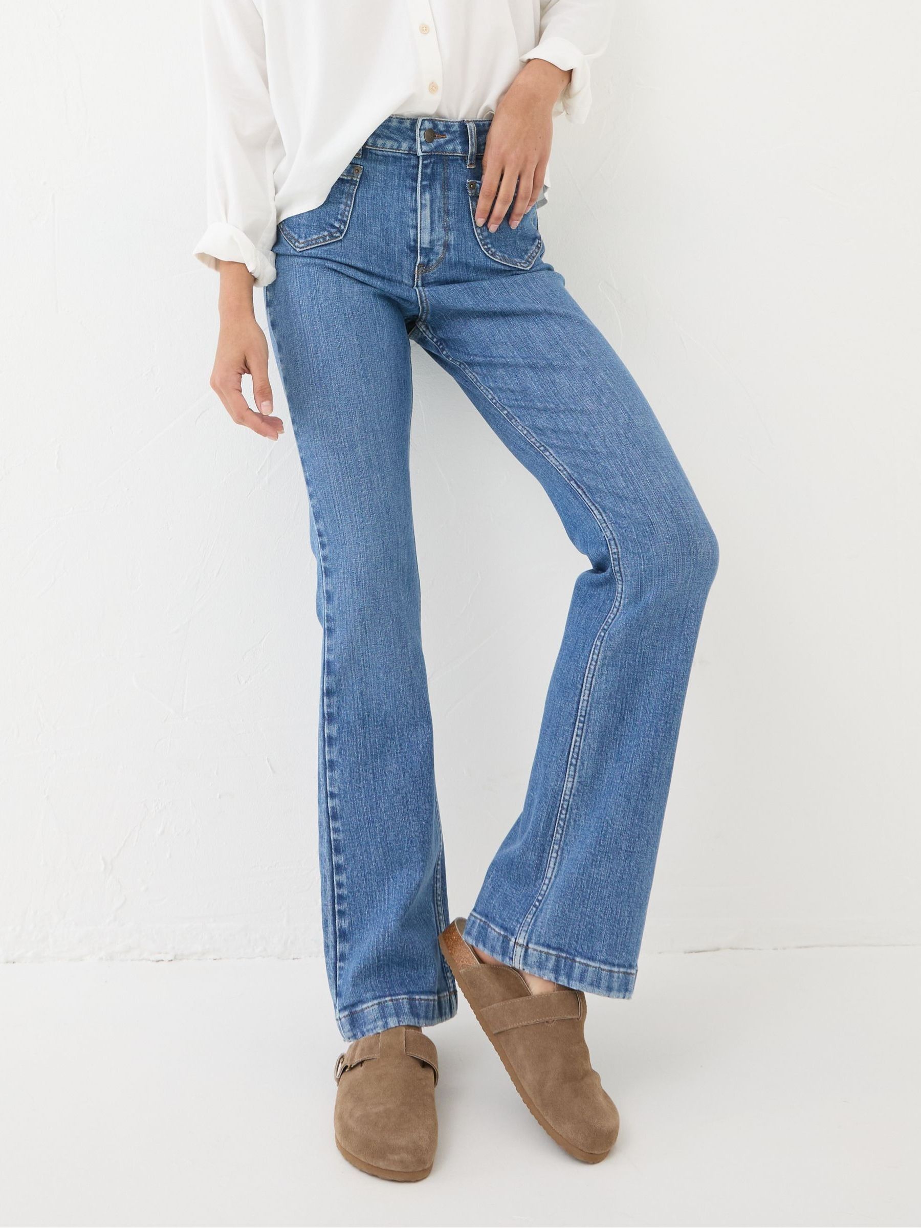 Fly Denim Vintage Flare Jeans | FatFace