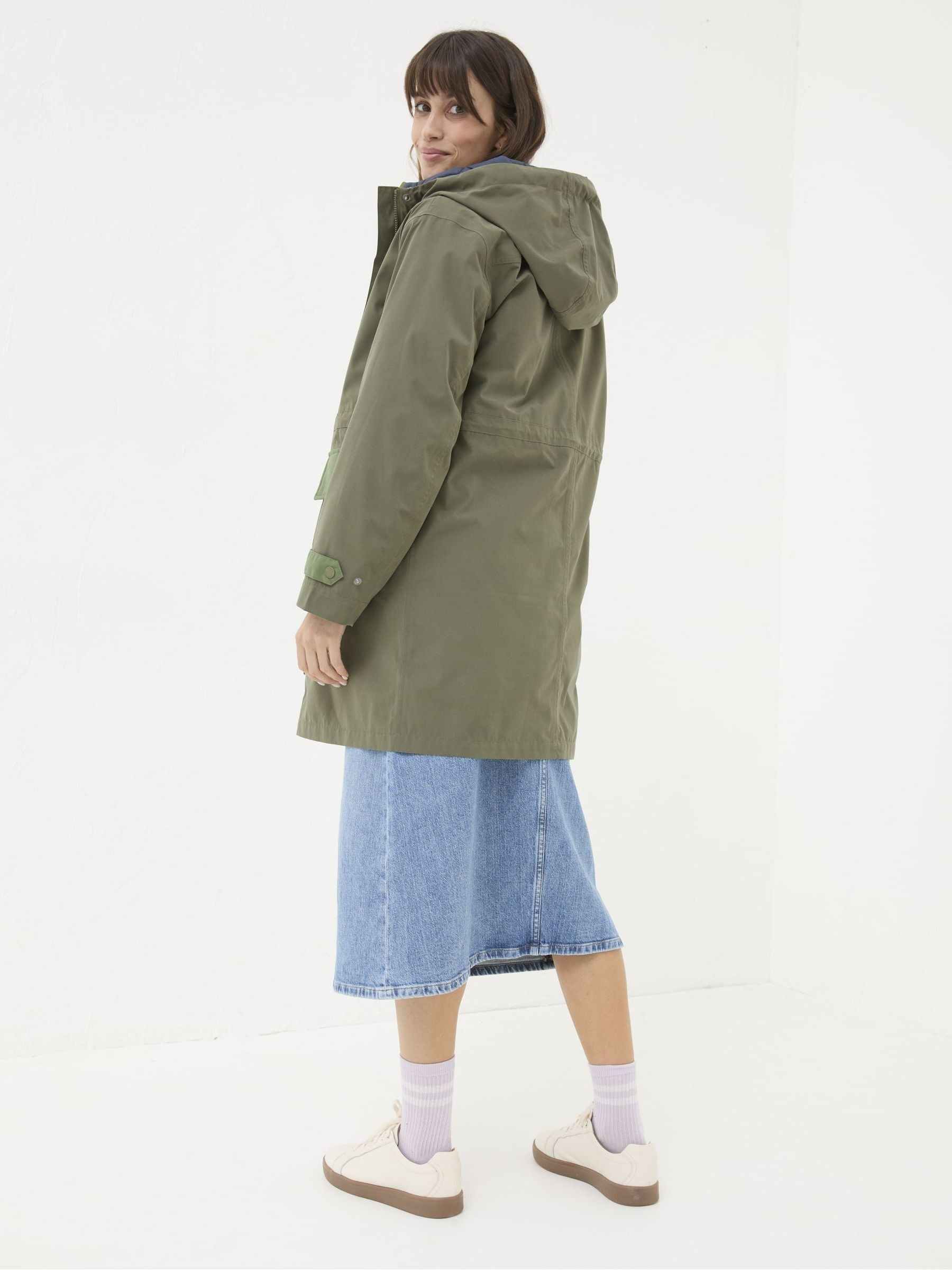 Mira Green Multiway Parka | FatFace