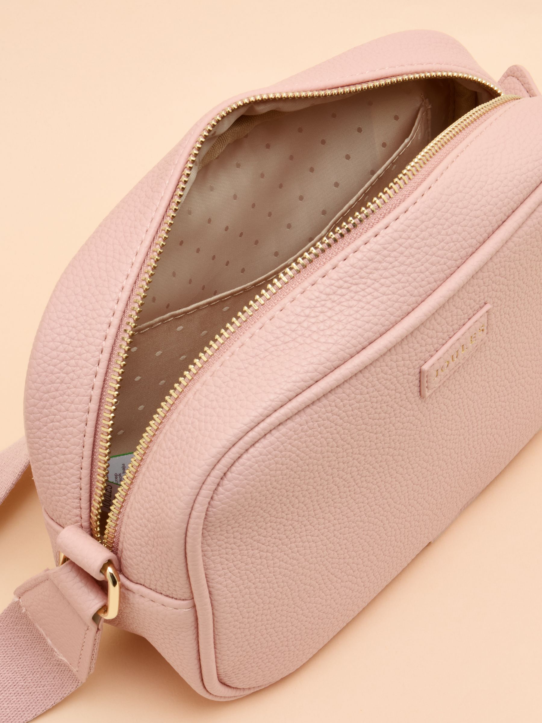 Trent Light Pink Cross Body Bag | Joules