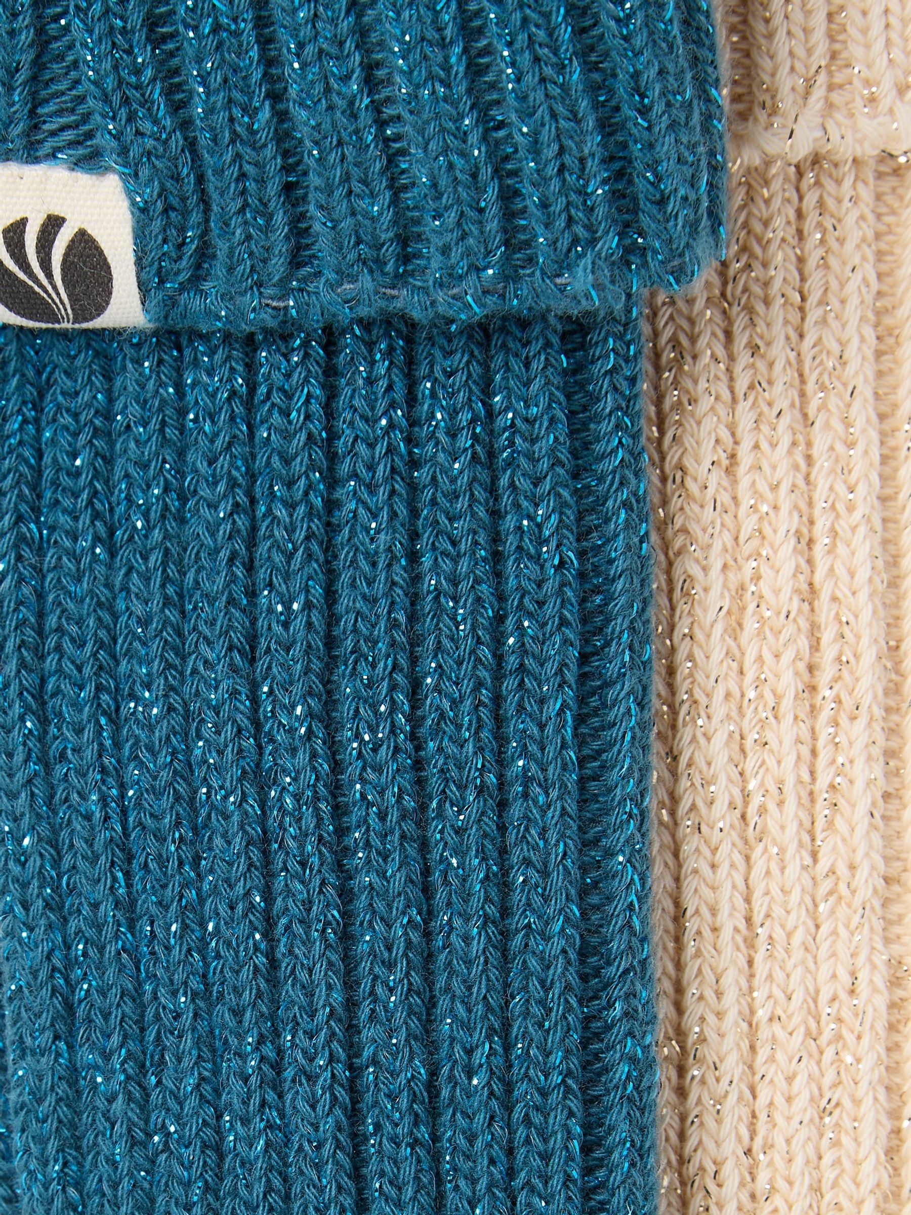 Natural Knee Socks 2 Pack | FatFace