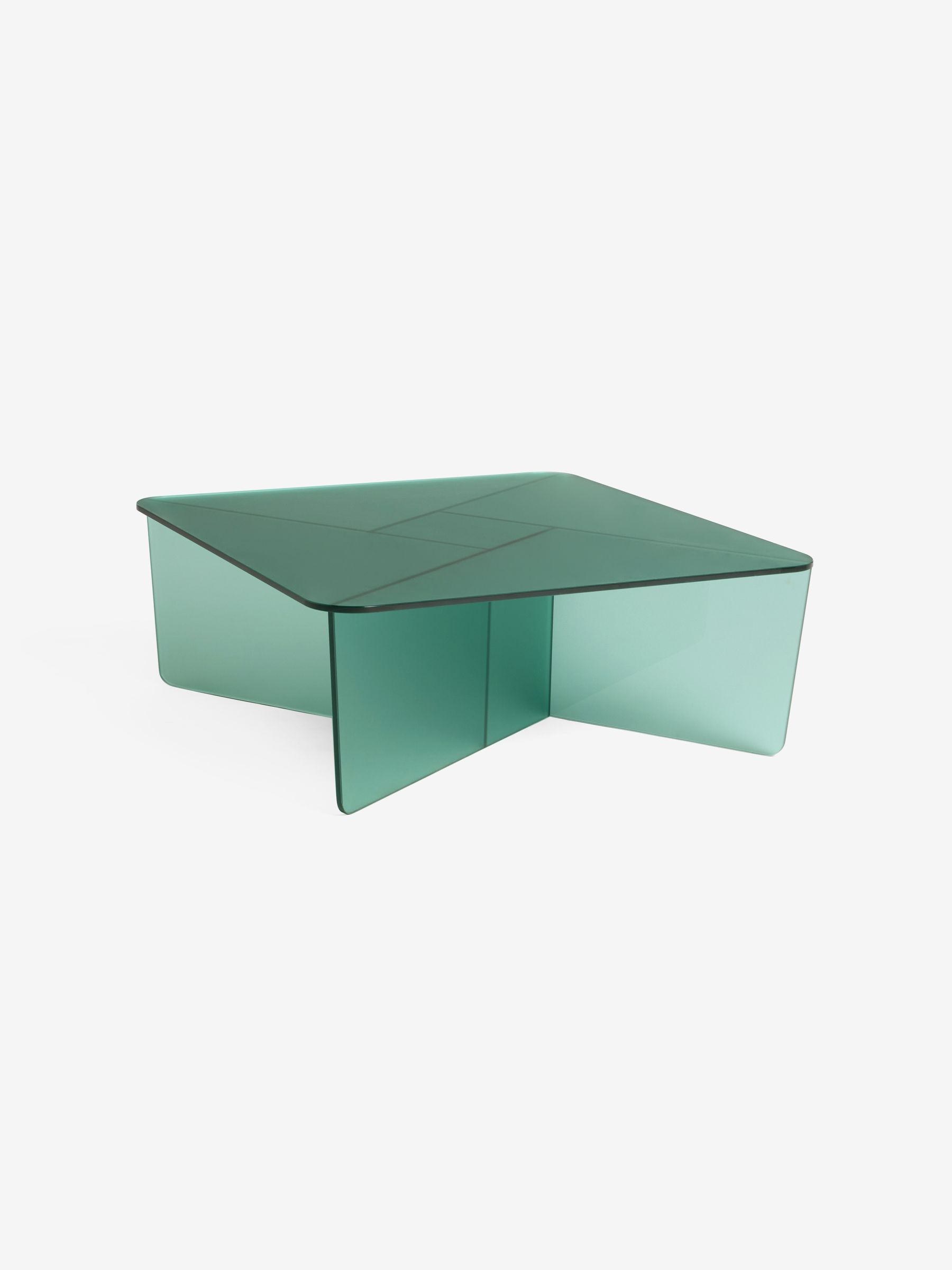 Oki Coffee Table in Frosted Green | Made