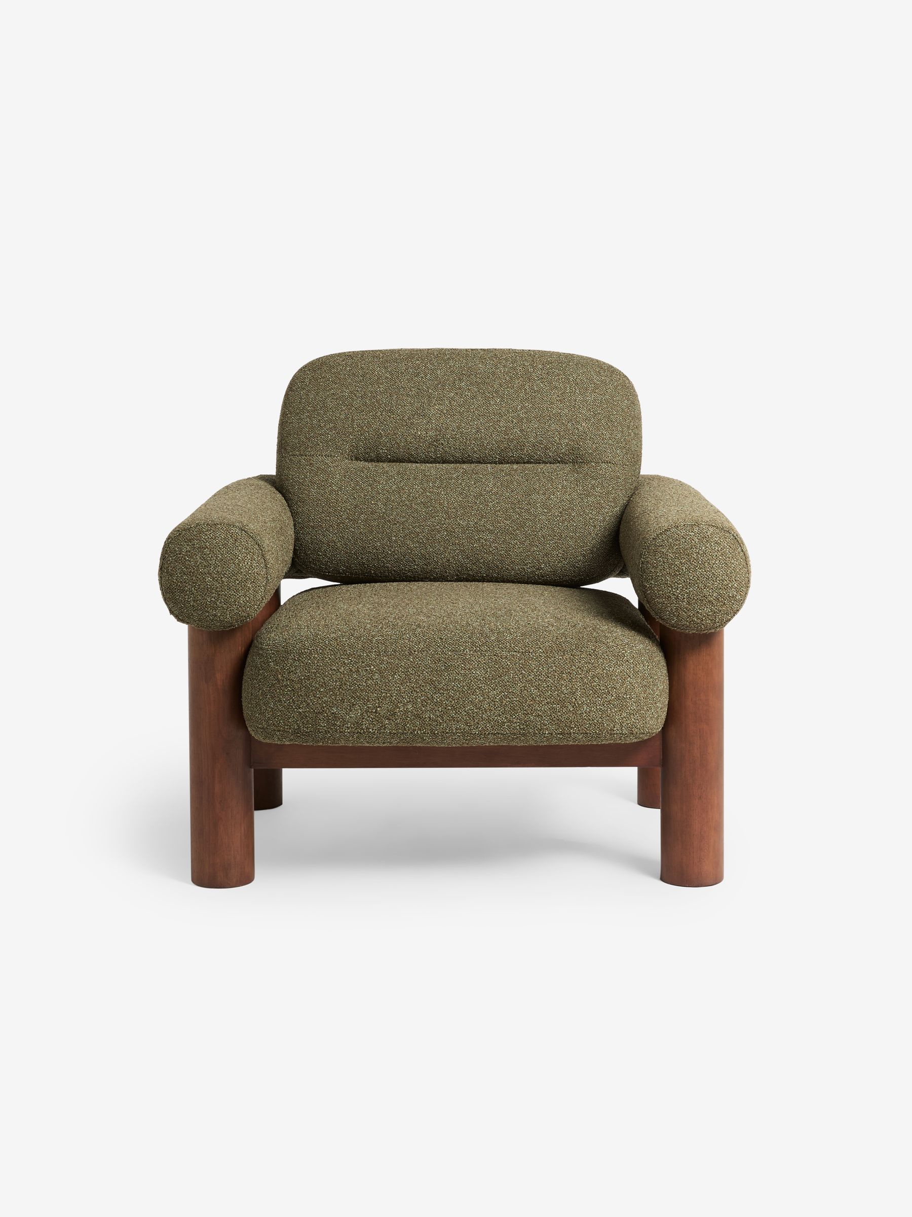 Maxton Chair in Green Pax Boucle | Made
