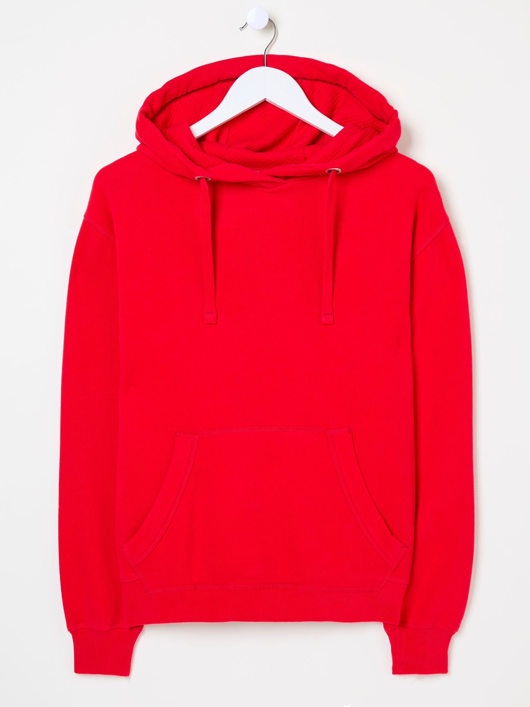 Izzy Bright Red Overhead Hoodie | FatFace