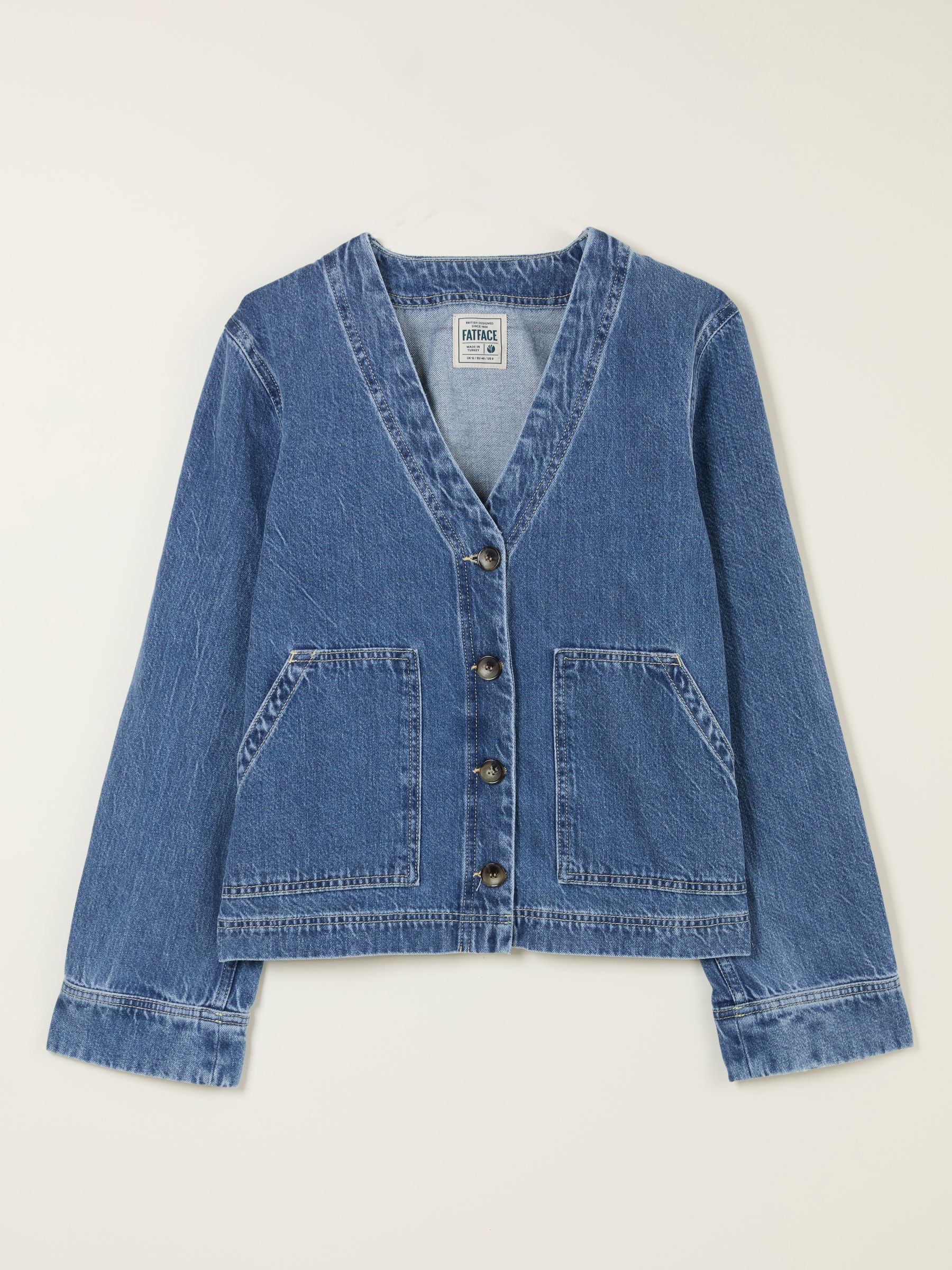 Dulcie Blue Denim Dulcie Denim Jacket | FatFace