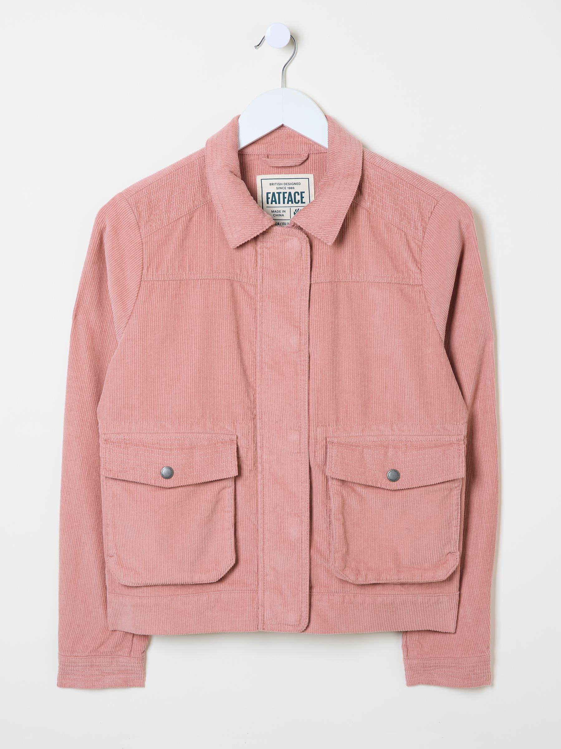 Sienna Pink Cord Jacket | FatFace