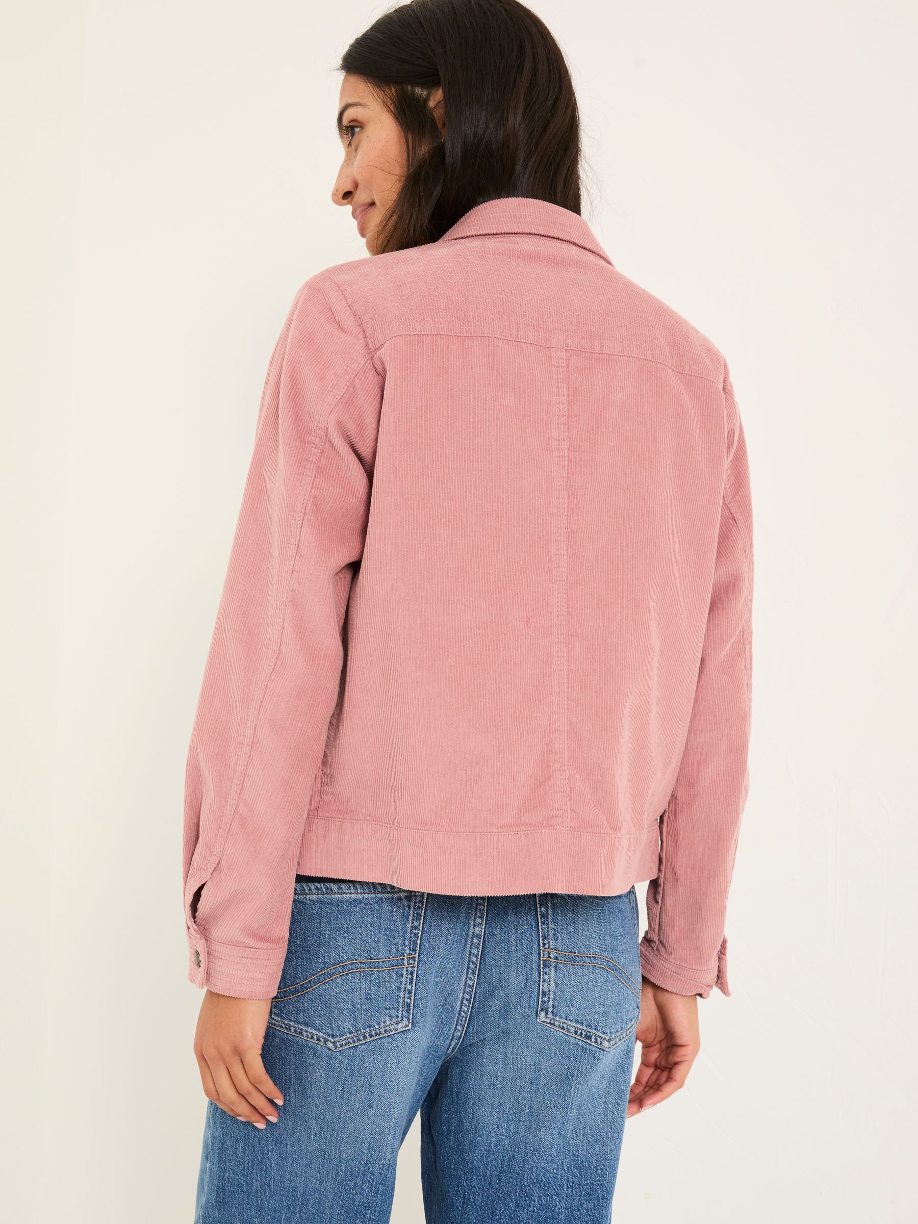 Sienna Pink Cord Jacket | FatFace