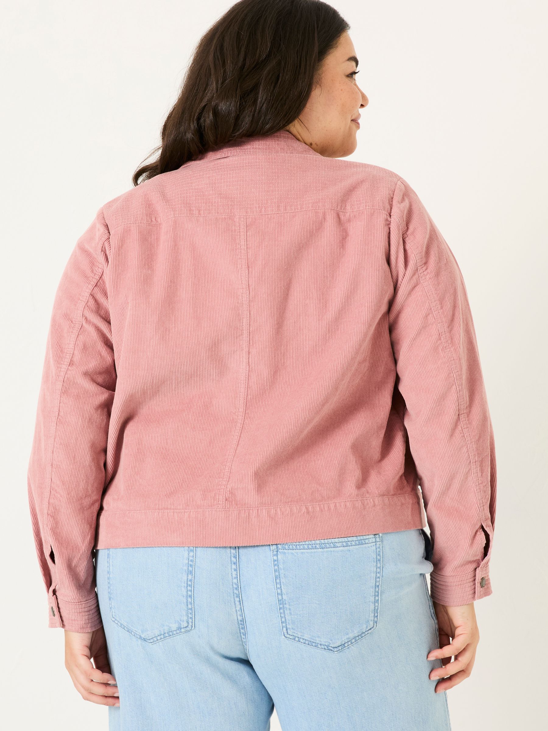 Sienna Pink Cord Jacket | FatFace