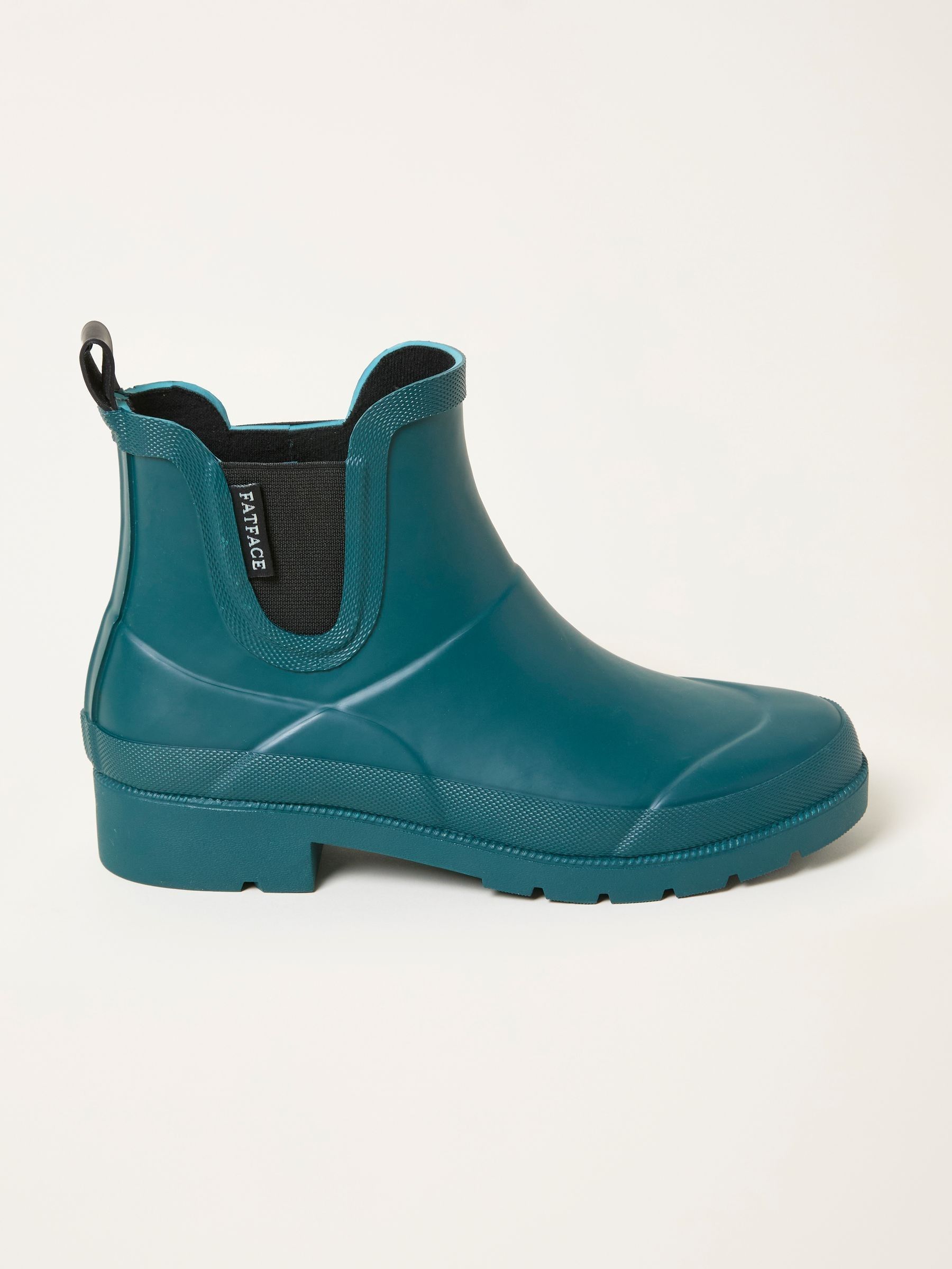 Teal Blue Rubber Ankle Welly | FatFace