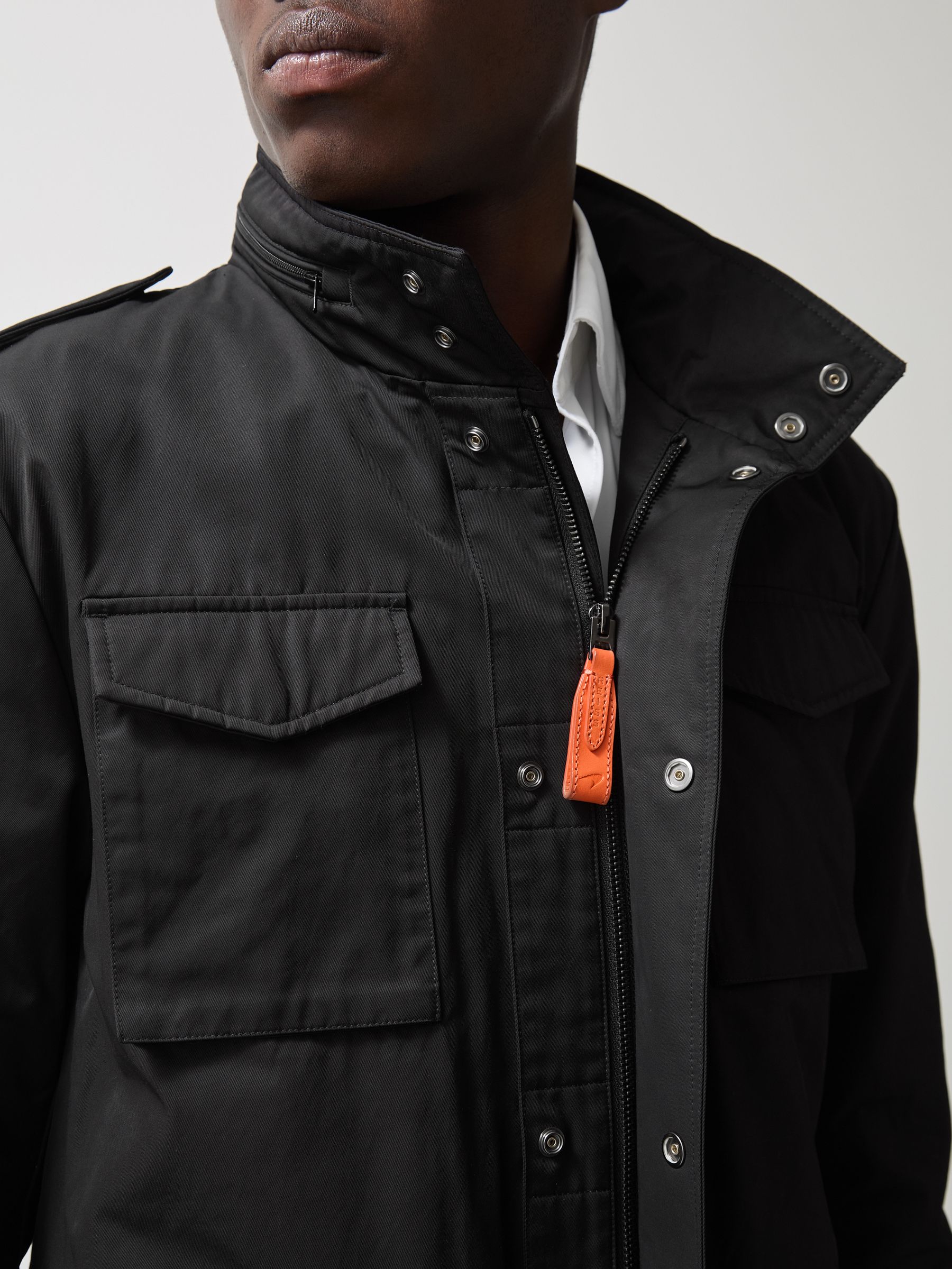 Reiss McLaren F1 Team Field Jacket in Black - REISS