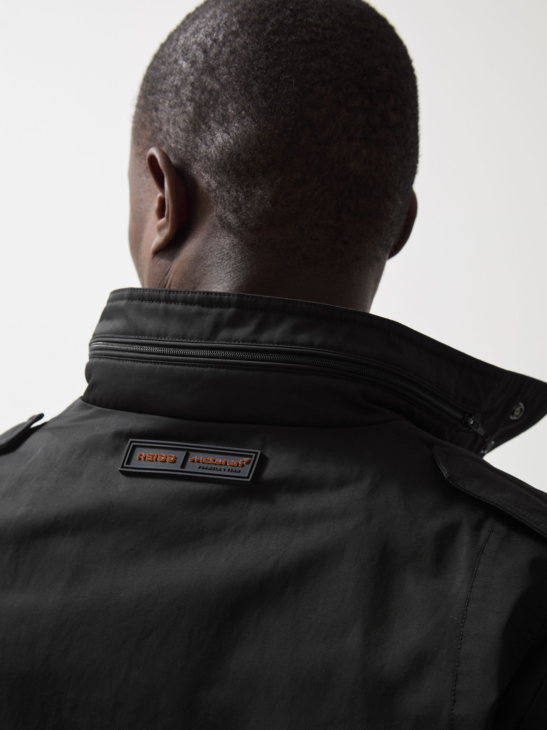 Reiss McLaren F1 Team Field Jacket in Black - REISS