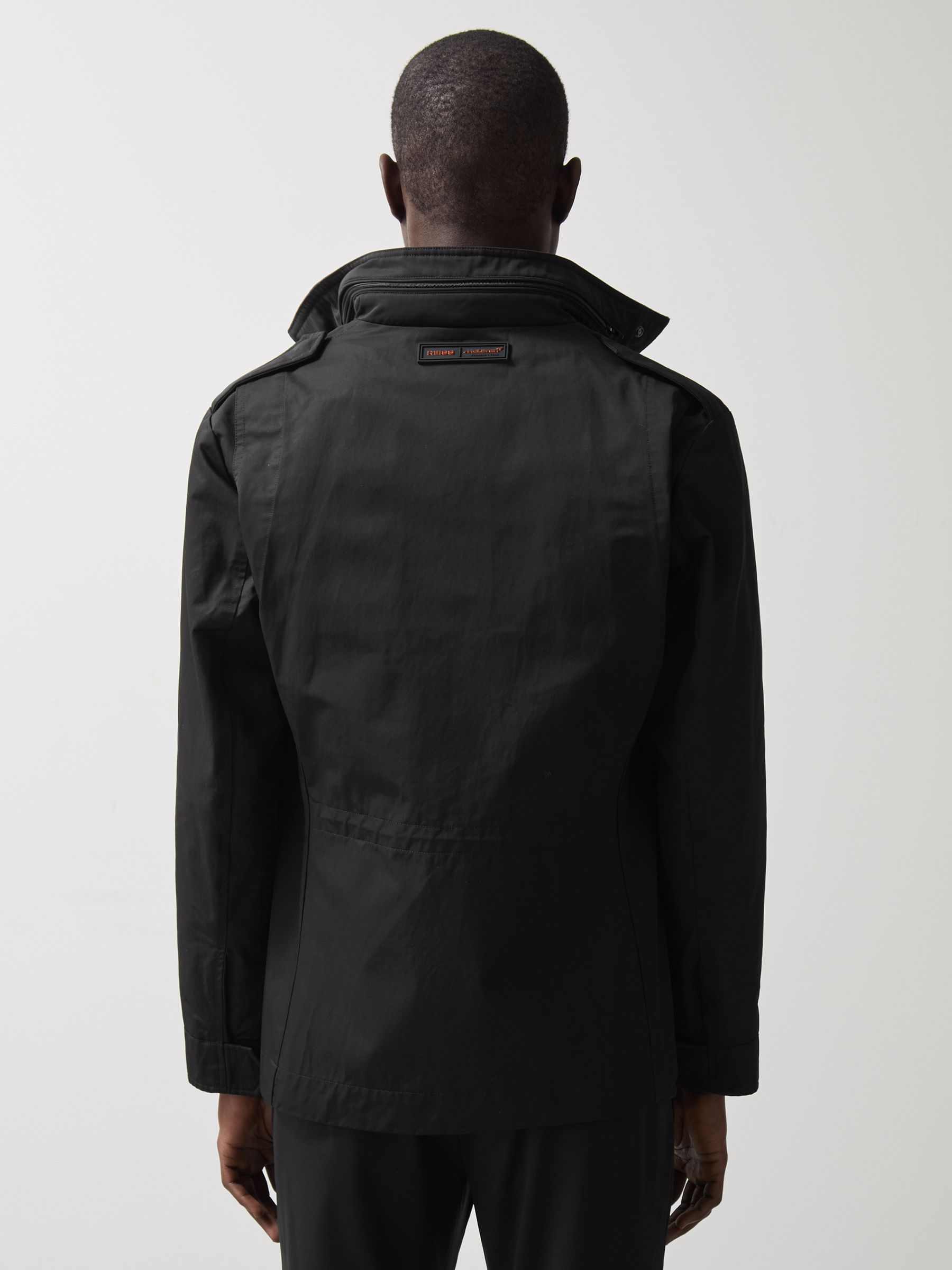 Reiss McLaren F1 Team Field Jacket in Black - REISS