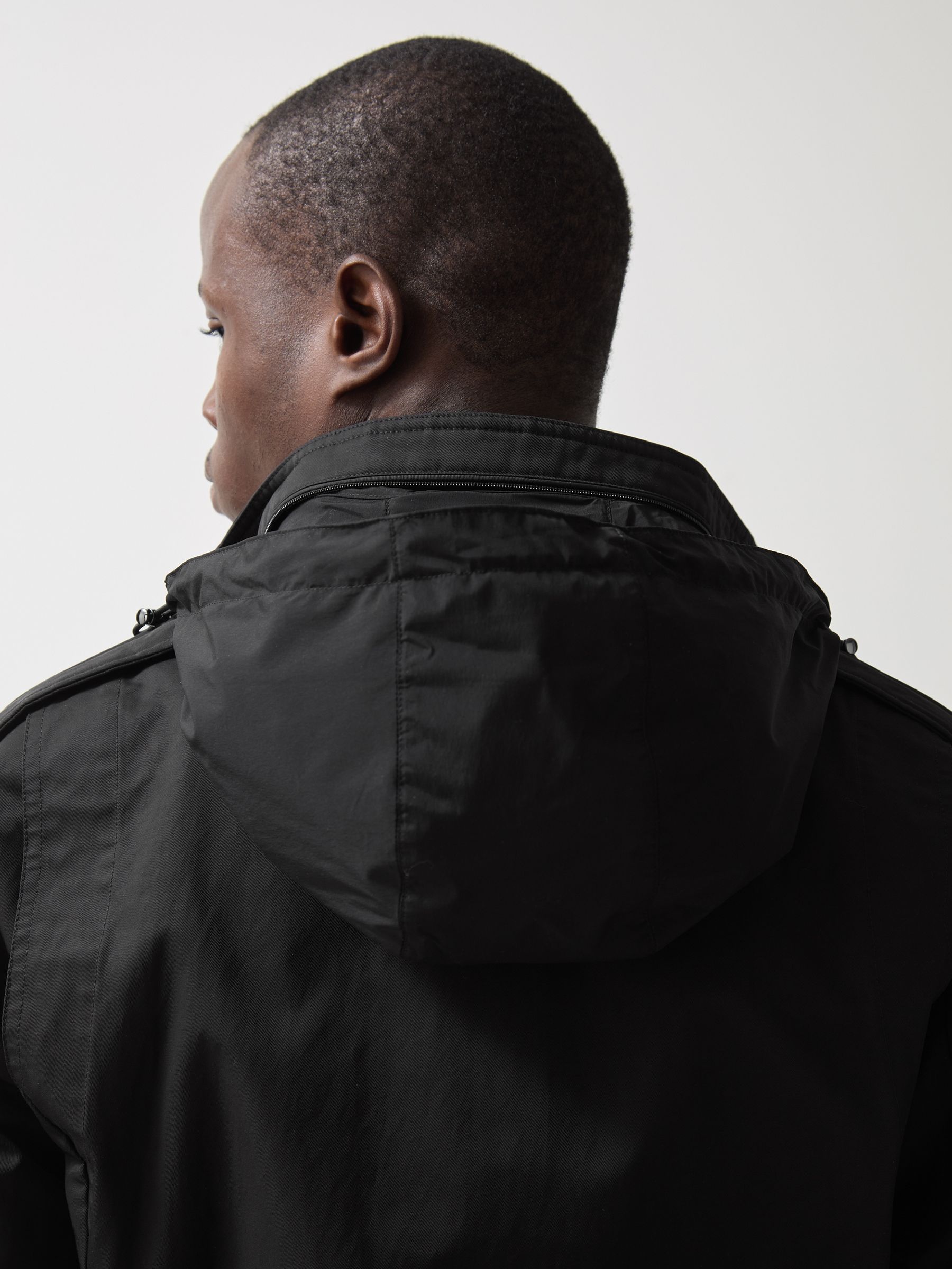 Reiss McLaren F1 Team Field Jacket in Black - REISS