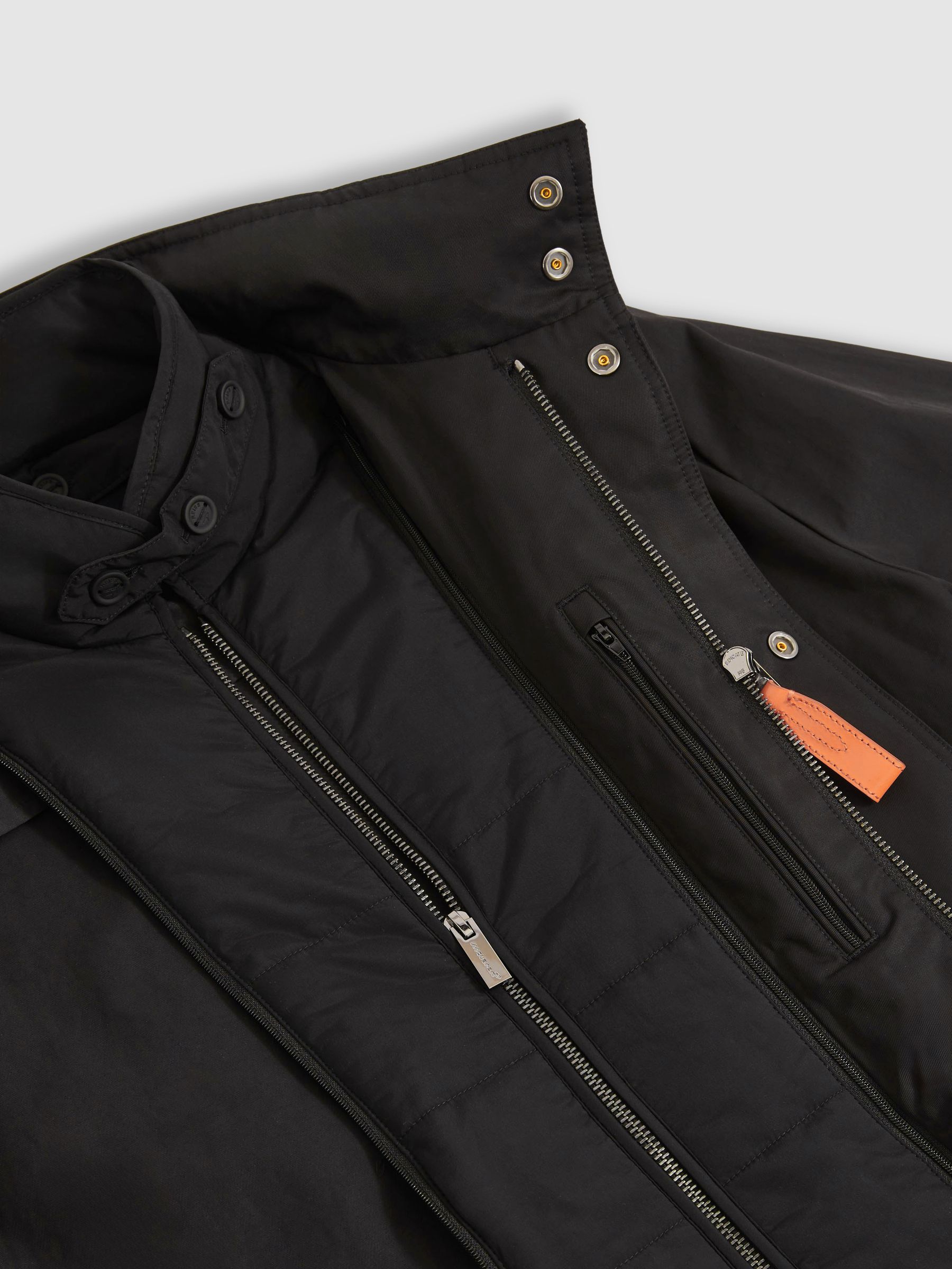 Reiss McLaren F1 Team Field Jacket in Black - REISS